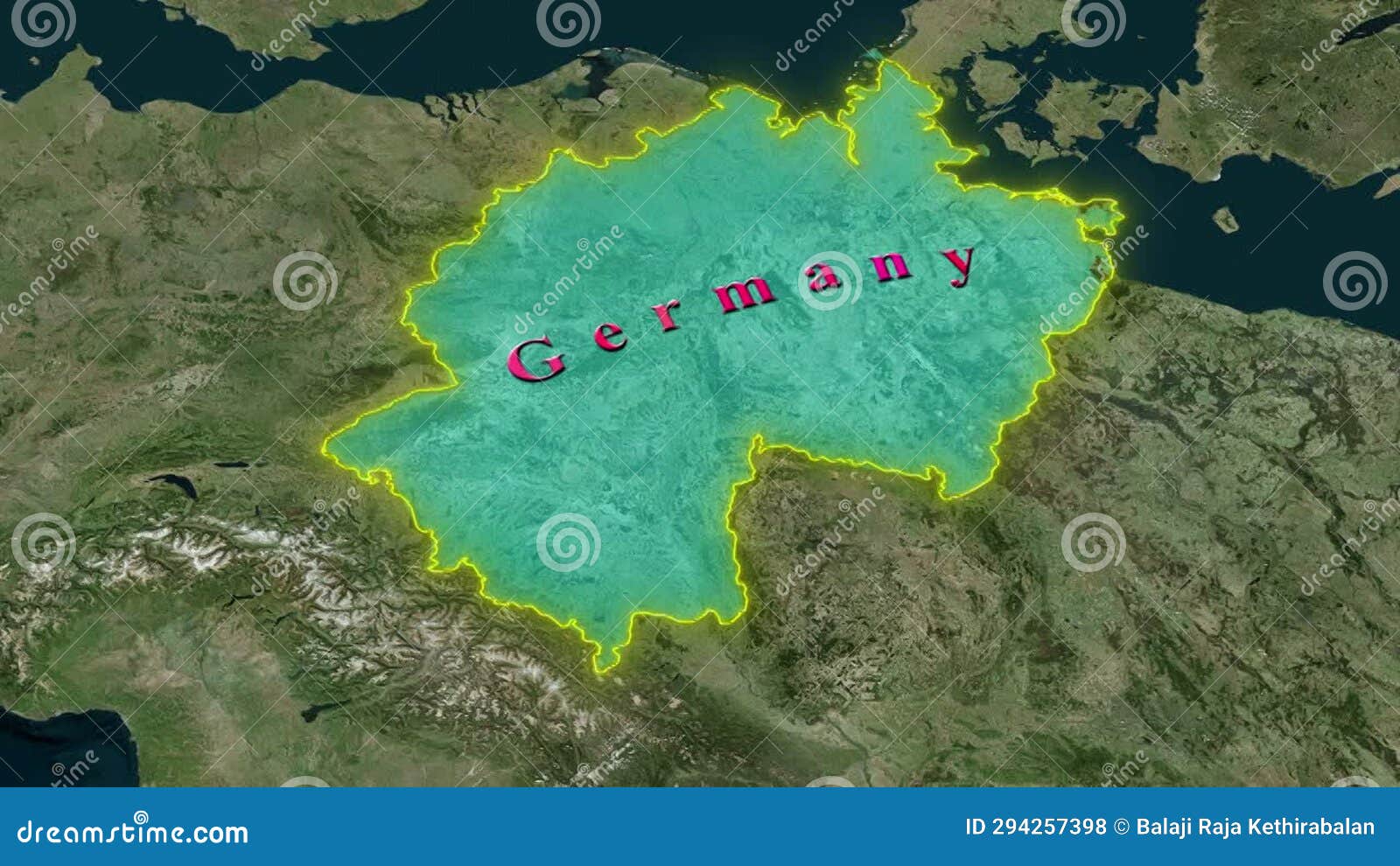 Germany Map stock footage. Video of animated, location - 294257398