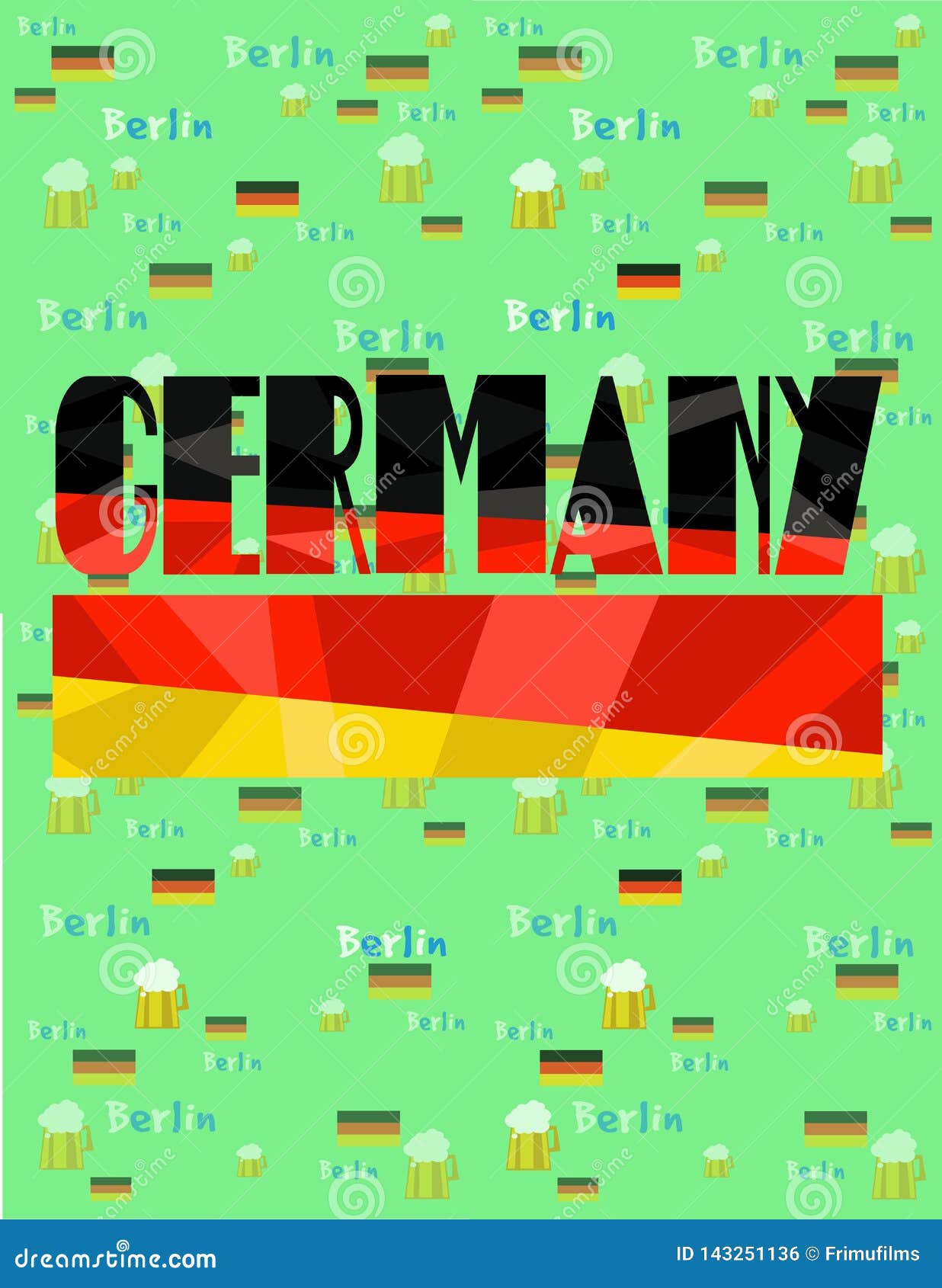 Germany Map Country Infographics Stock Illustration - Illustration of ...
