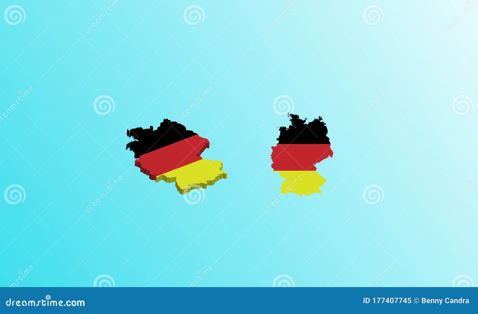 Germany Map 3D Icon Vector Illustration Stock Vector - Illustration of ...
