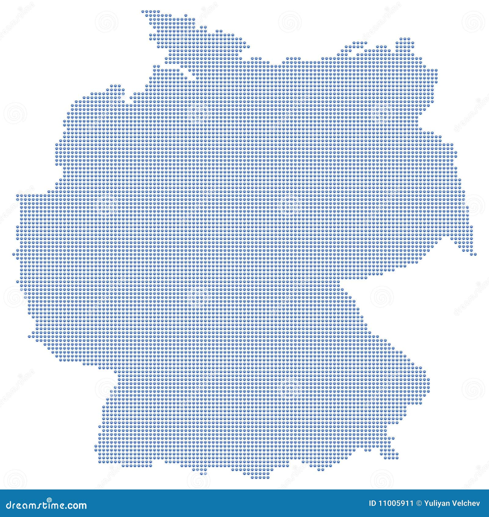 Germany map dots stock vector. Illustration of isolated - 11005911