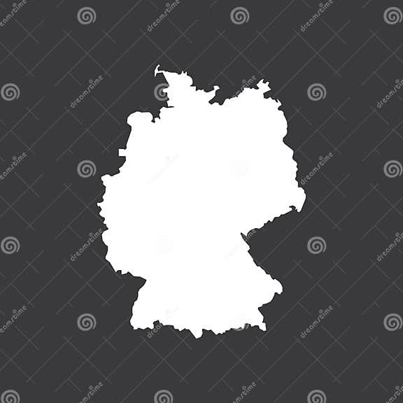 Germany map icon vector stock vector. Illustration of world - 301952306