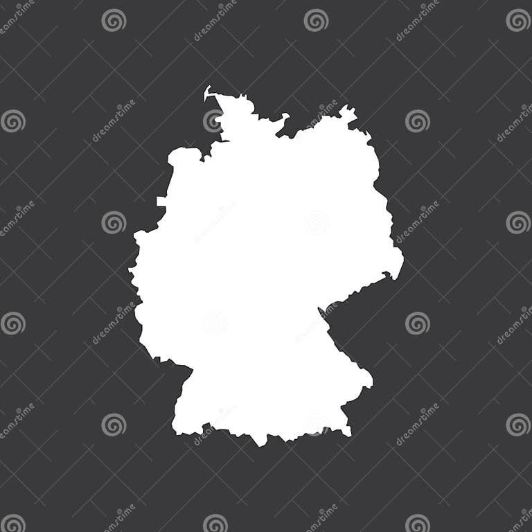 Germany map icon vector stock vector. Illustration of world - 301952306