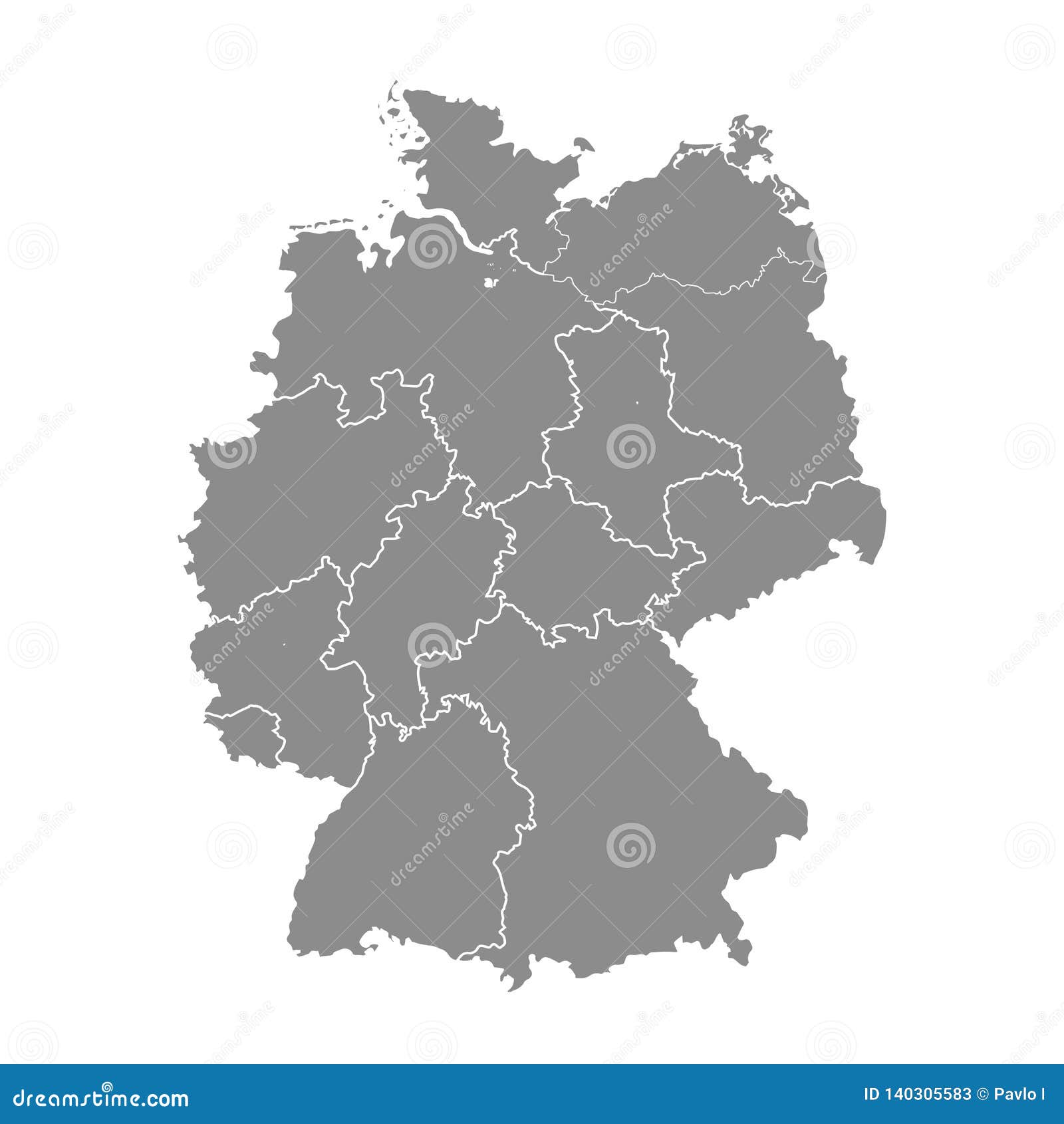 Germany map - stock vector stock vector. Illustration of elections ...