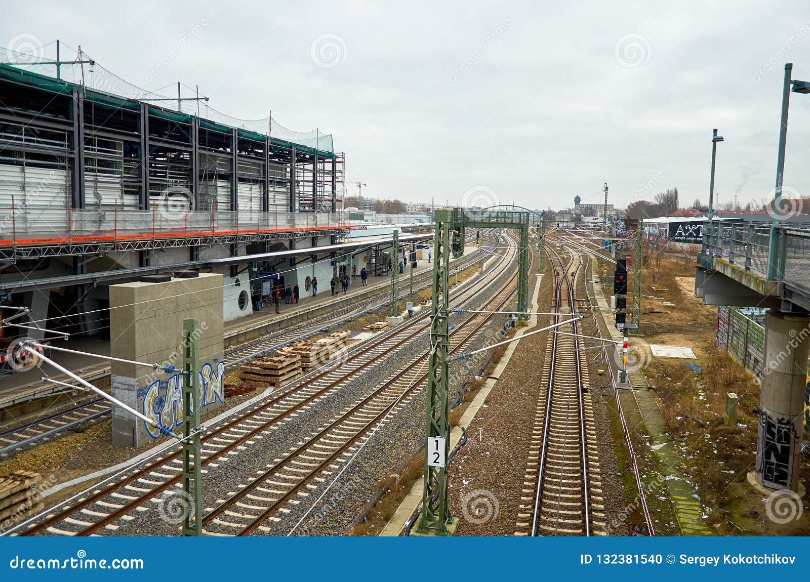 Germany. Metro Station in Berlin. February 17, 2018 Editorial Image ...