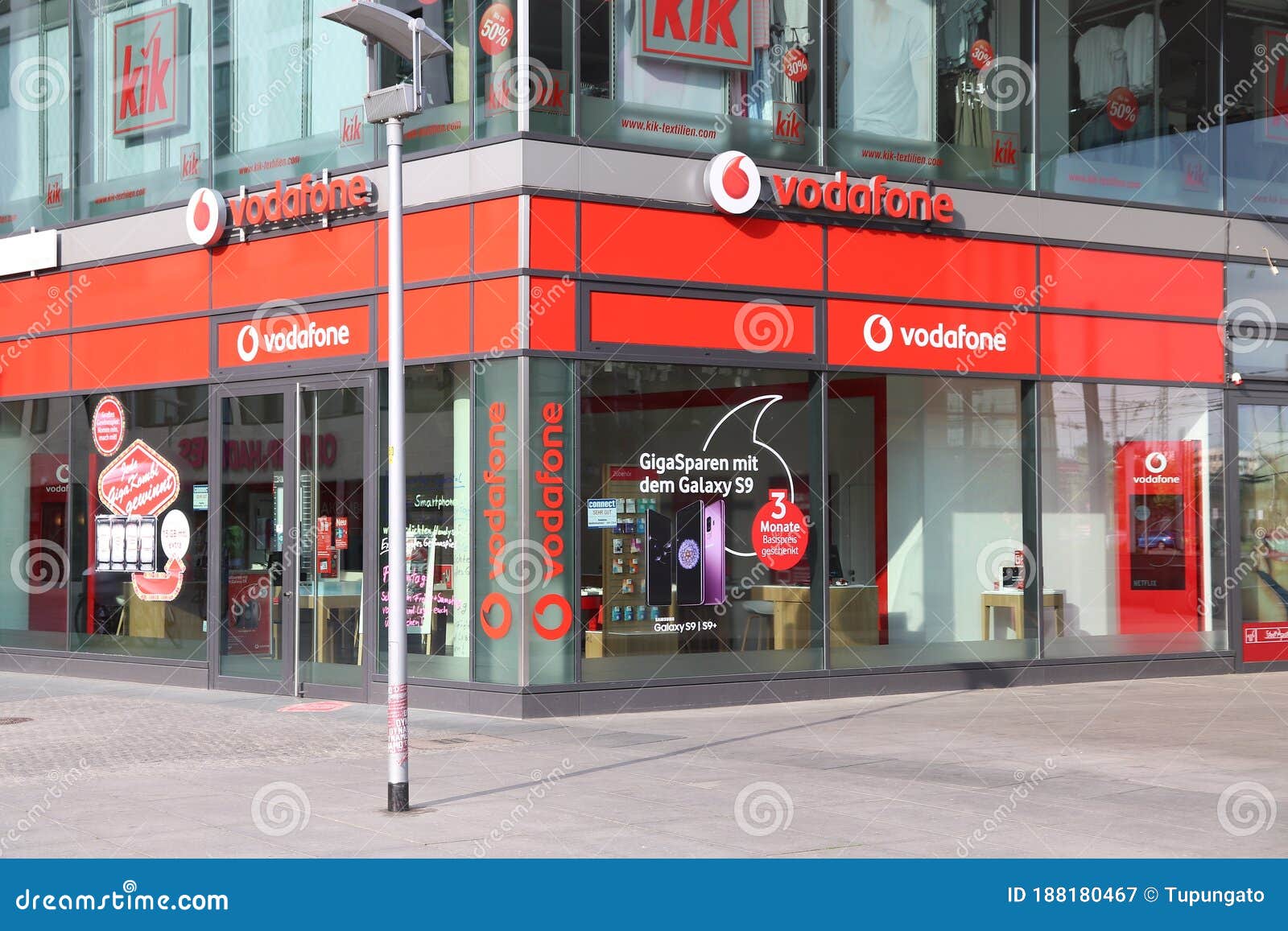 Germany mobile operator editorial photography. Image of zone - 188180467