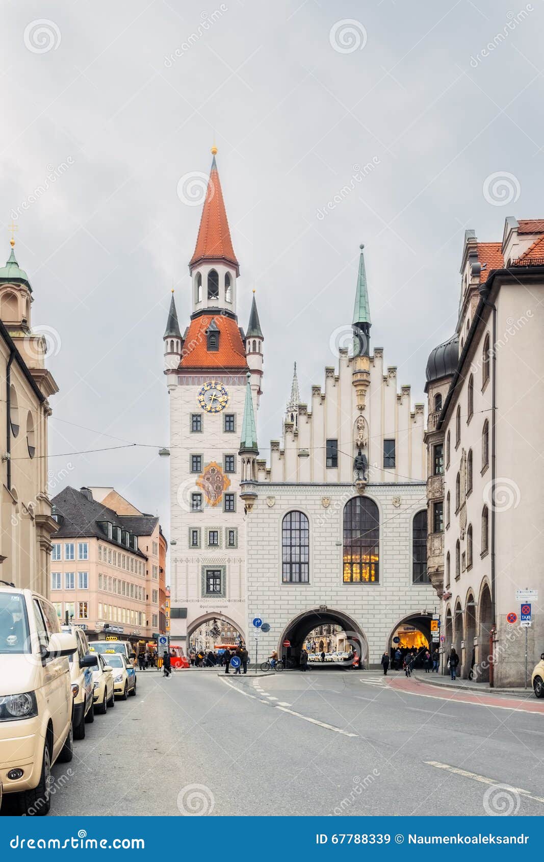 Germany, Munich. Old Town Hall. Editorial Stock Image - Image of ...