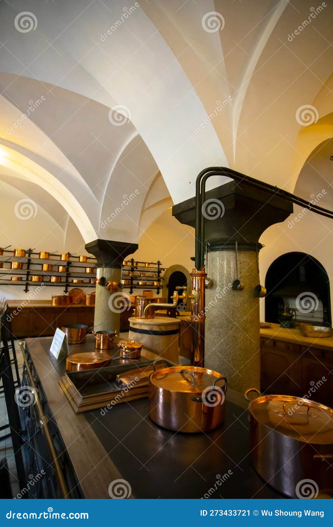 Germany, Neuschwanstein Castle, Inside the Castle, Old, Royal Kitchen ...