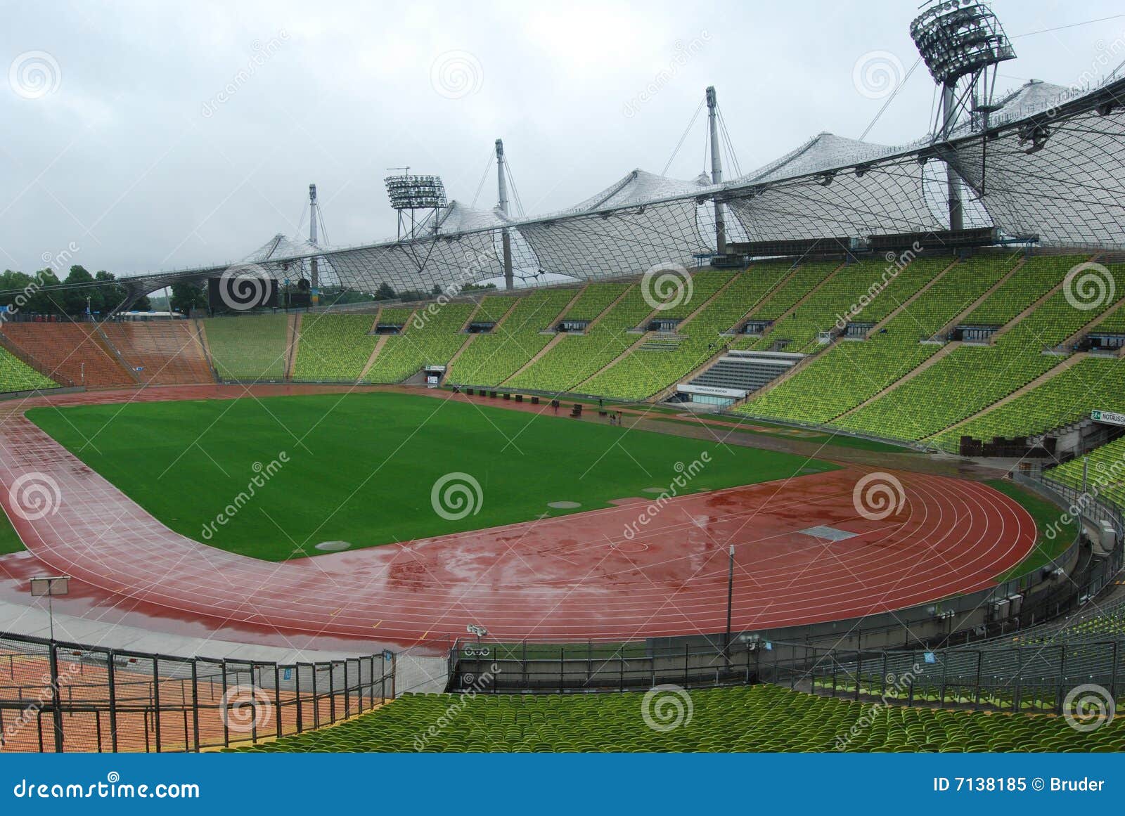 Germany, Olympic Stadium in Munich Stock Image - Image of 1972, olympic ...