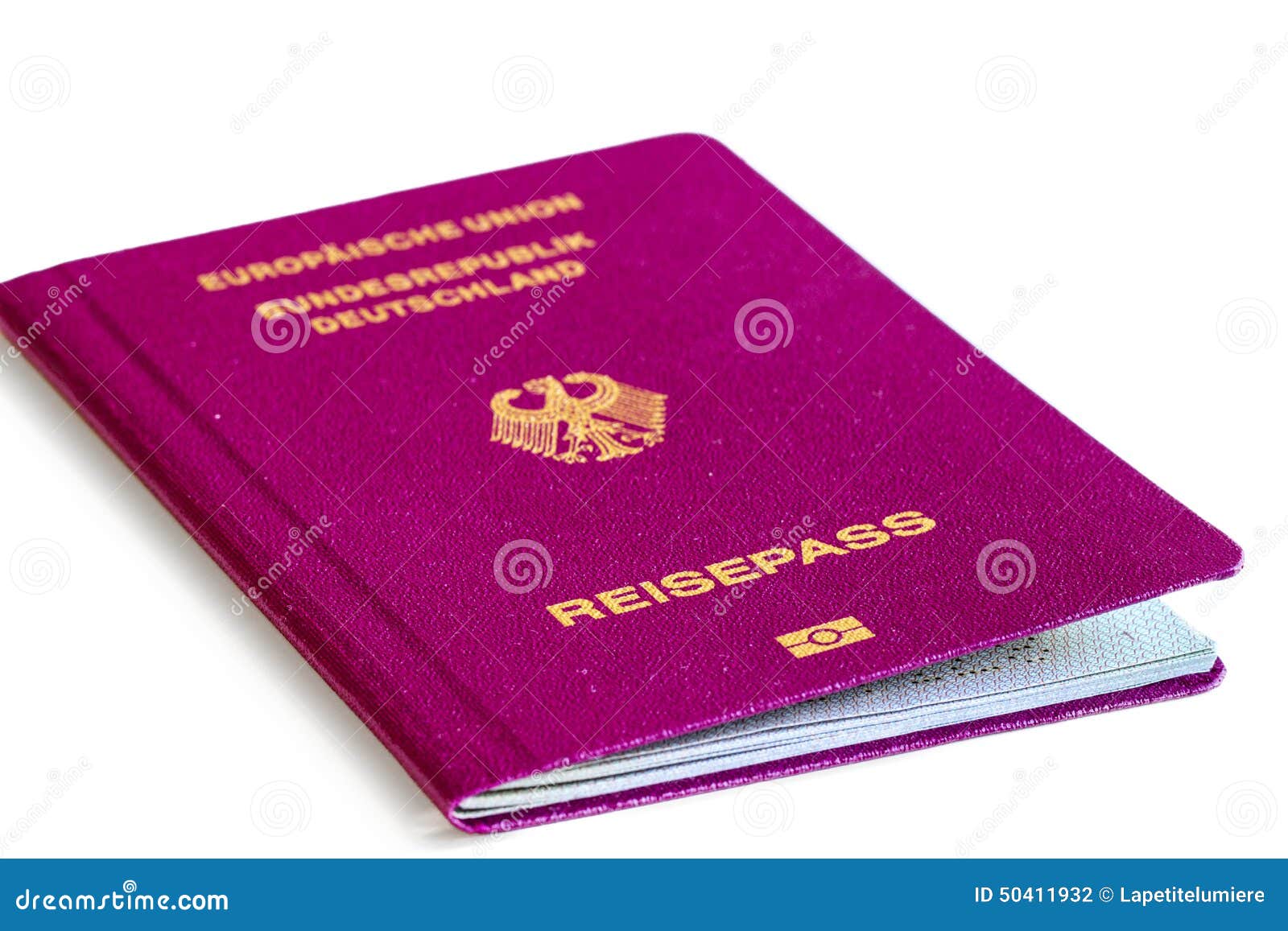 Germany Passport White Background Stock Photo - Image of european ...