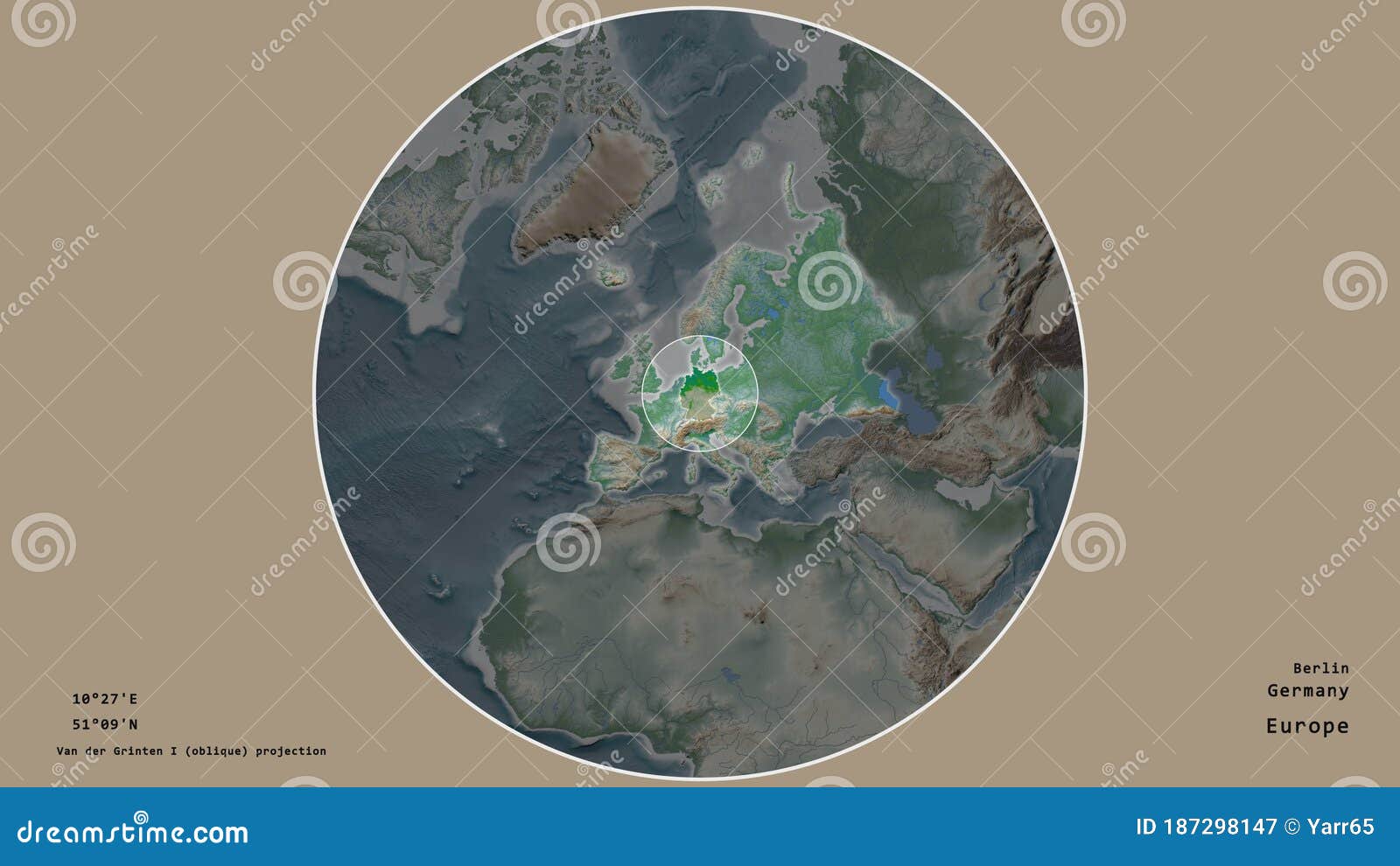 Germany - Physical. Localized Stock Illustration - Illustration of ...