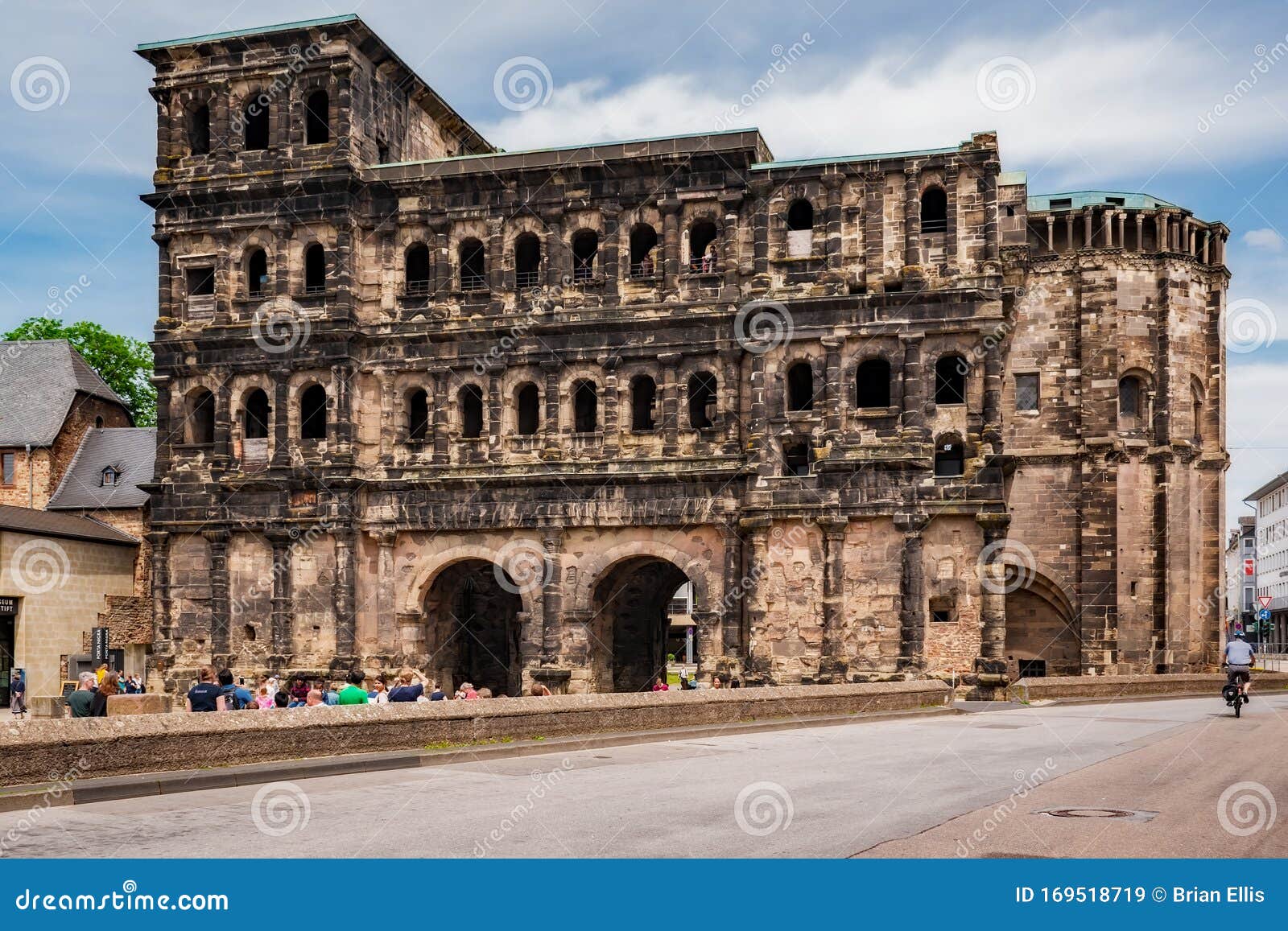 The Roman Gate Porta Nigra Is The Best Preserved Roman Building North ...
