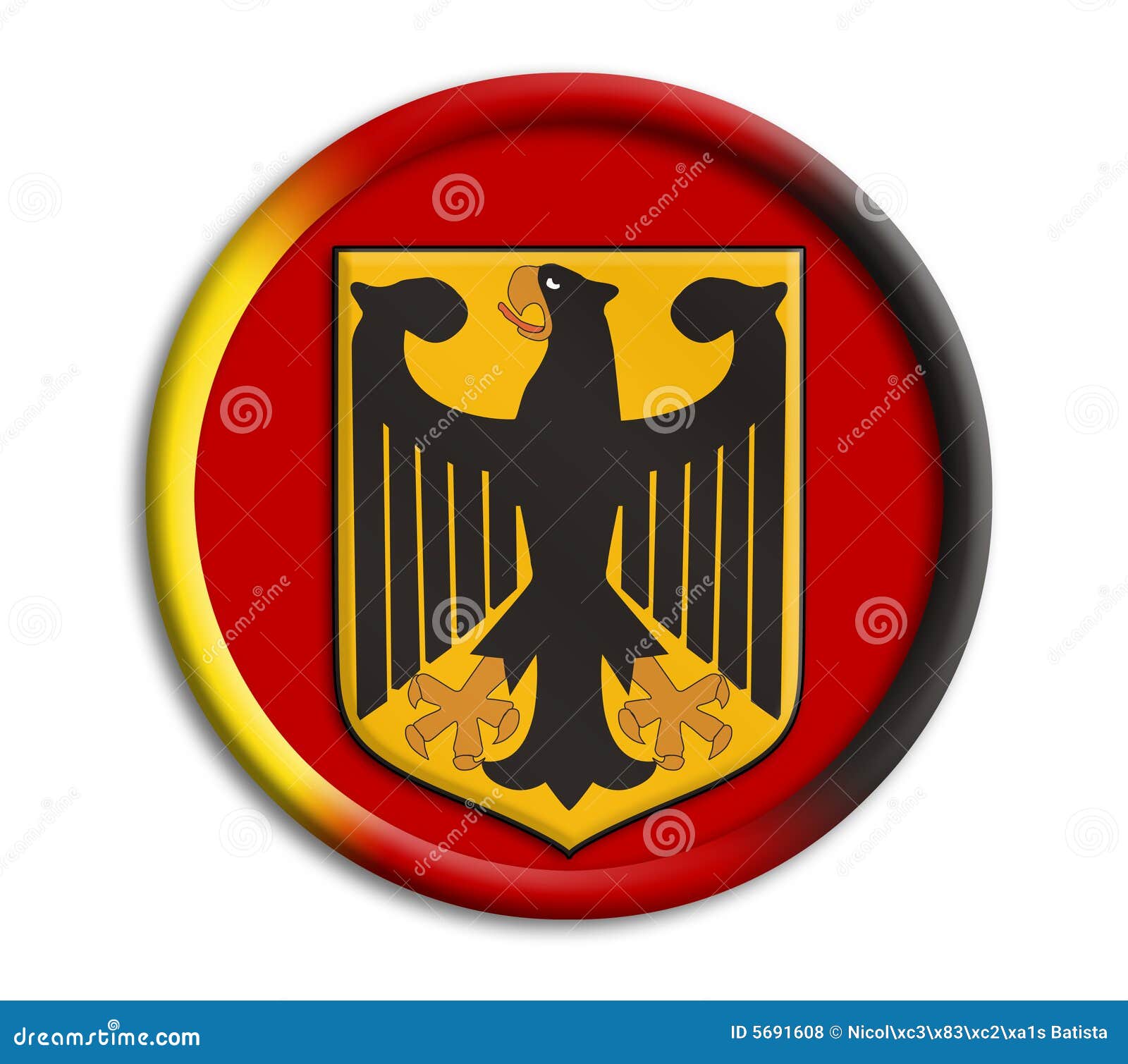 Germany shield stock illustration. Illustration of colors - 5691608