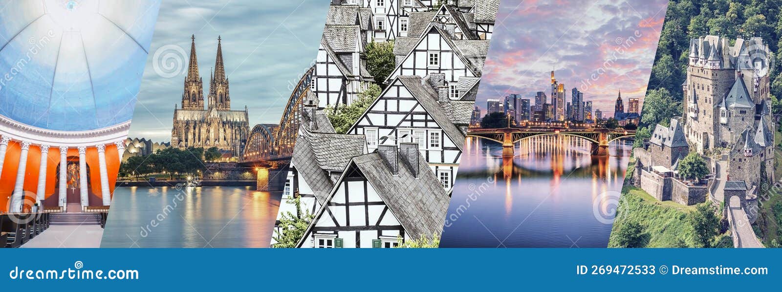 Monuments and Landmarks in Germany Stock Image - Image of house ...