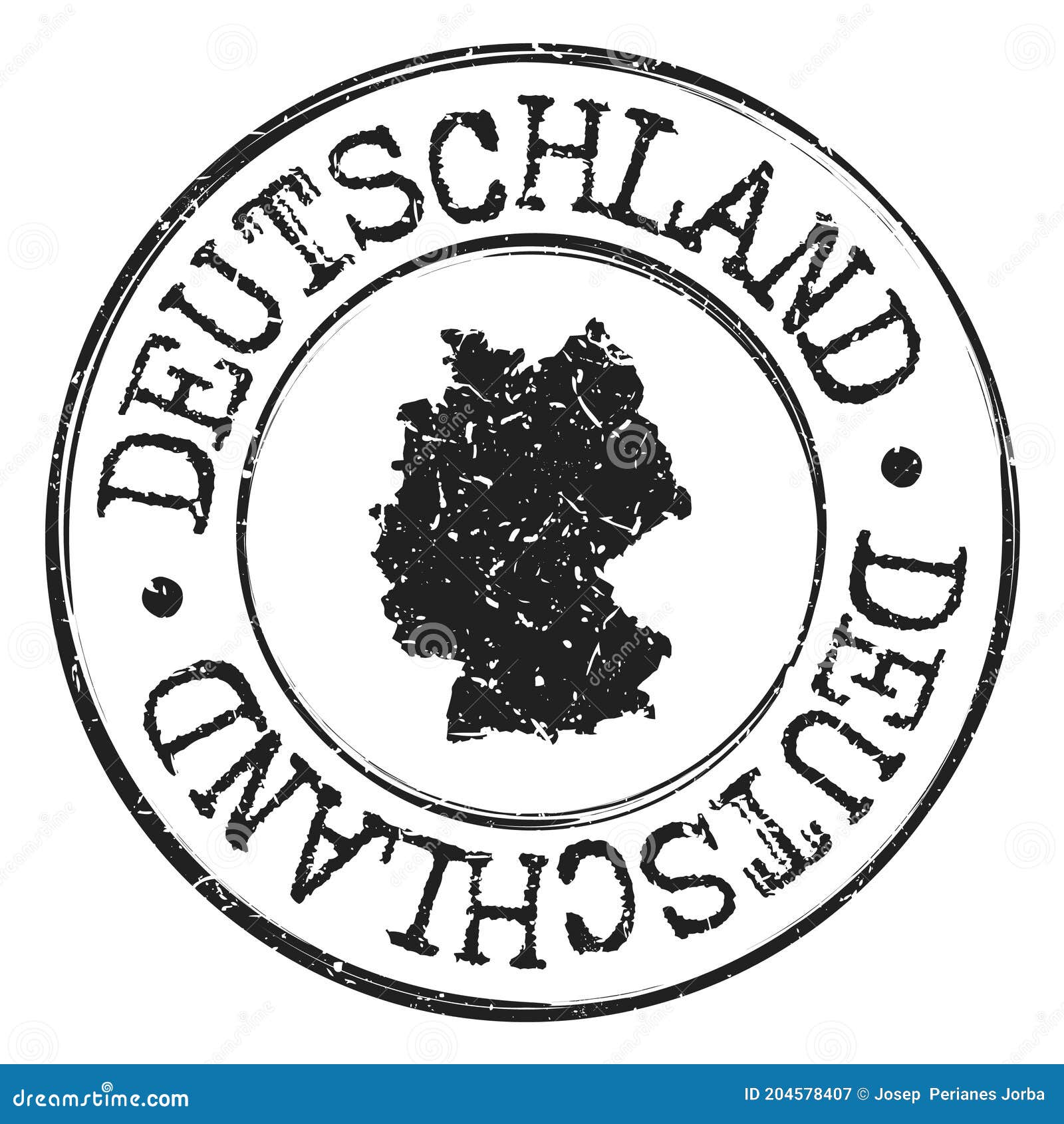 Germany Passport Stamp. Visa Stamp For Travel. Berlin International ...