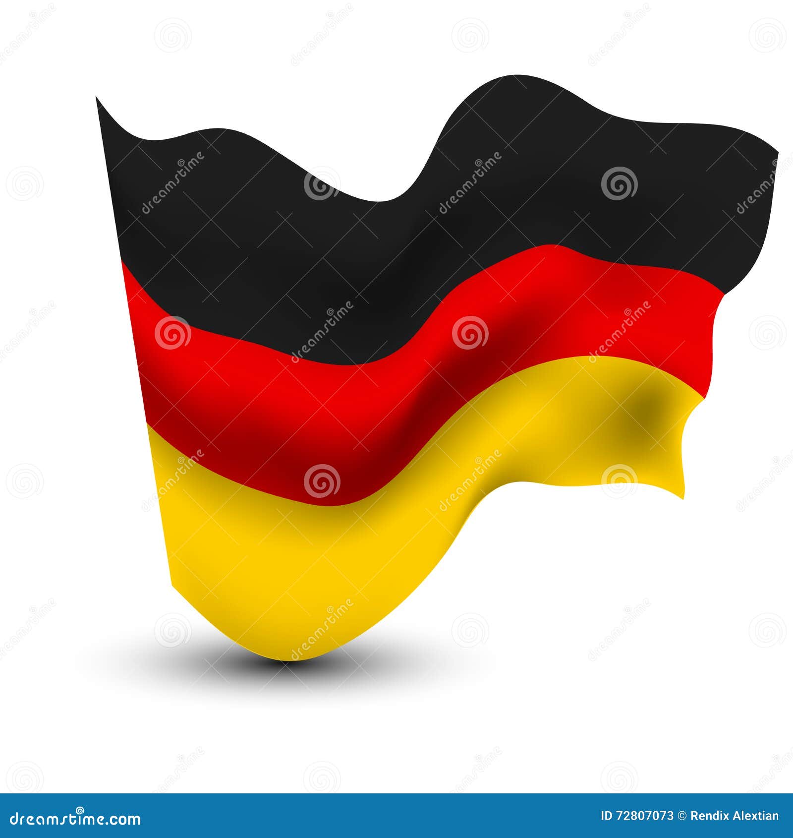 Germany waving flag stock illustration. Illustration of continent ...