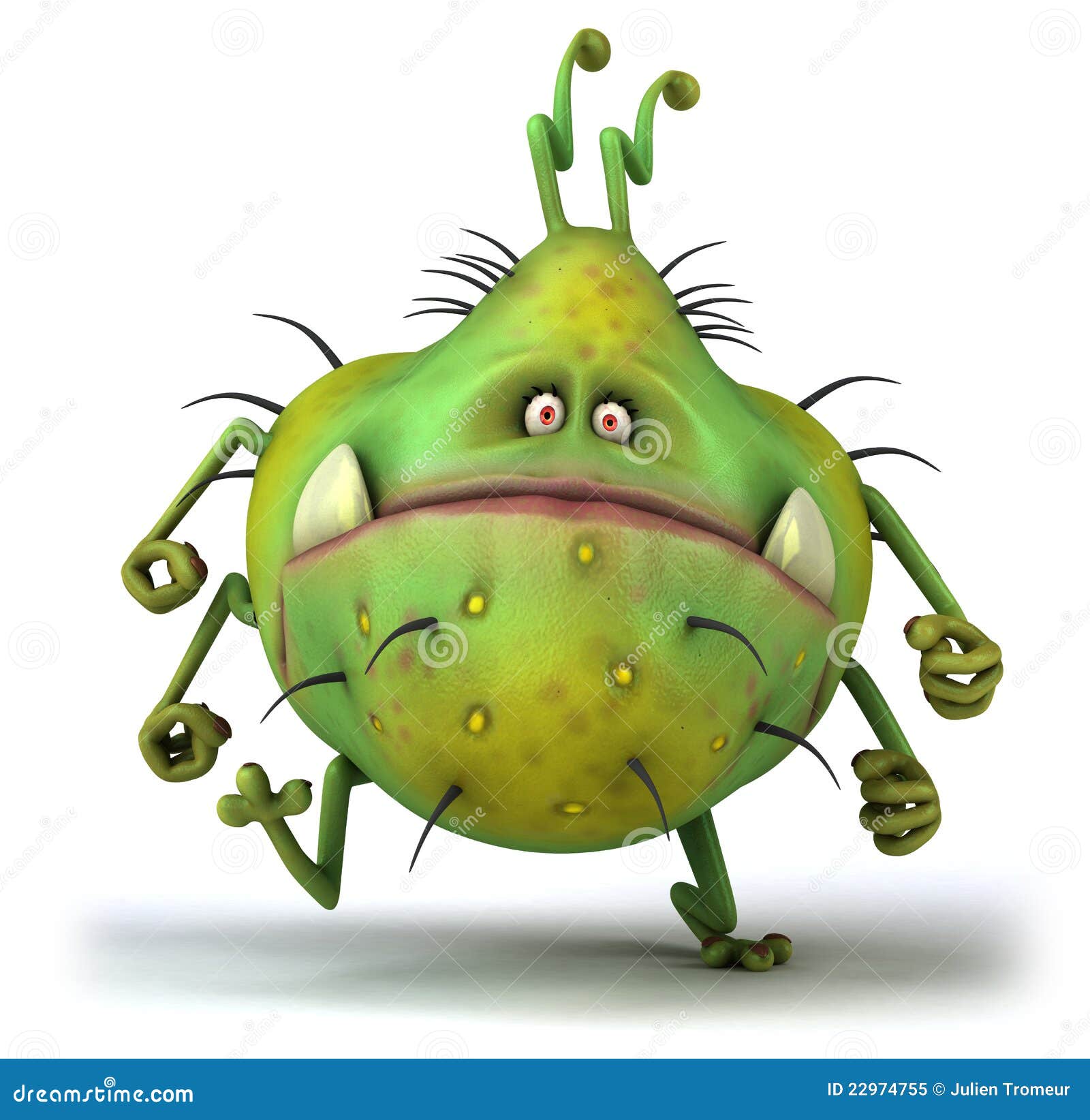 Germe illustration stock. Illustration of bactéries, agrafe - 22974755