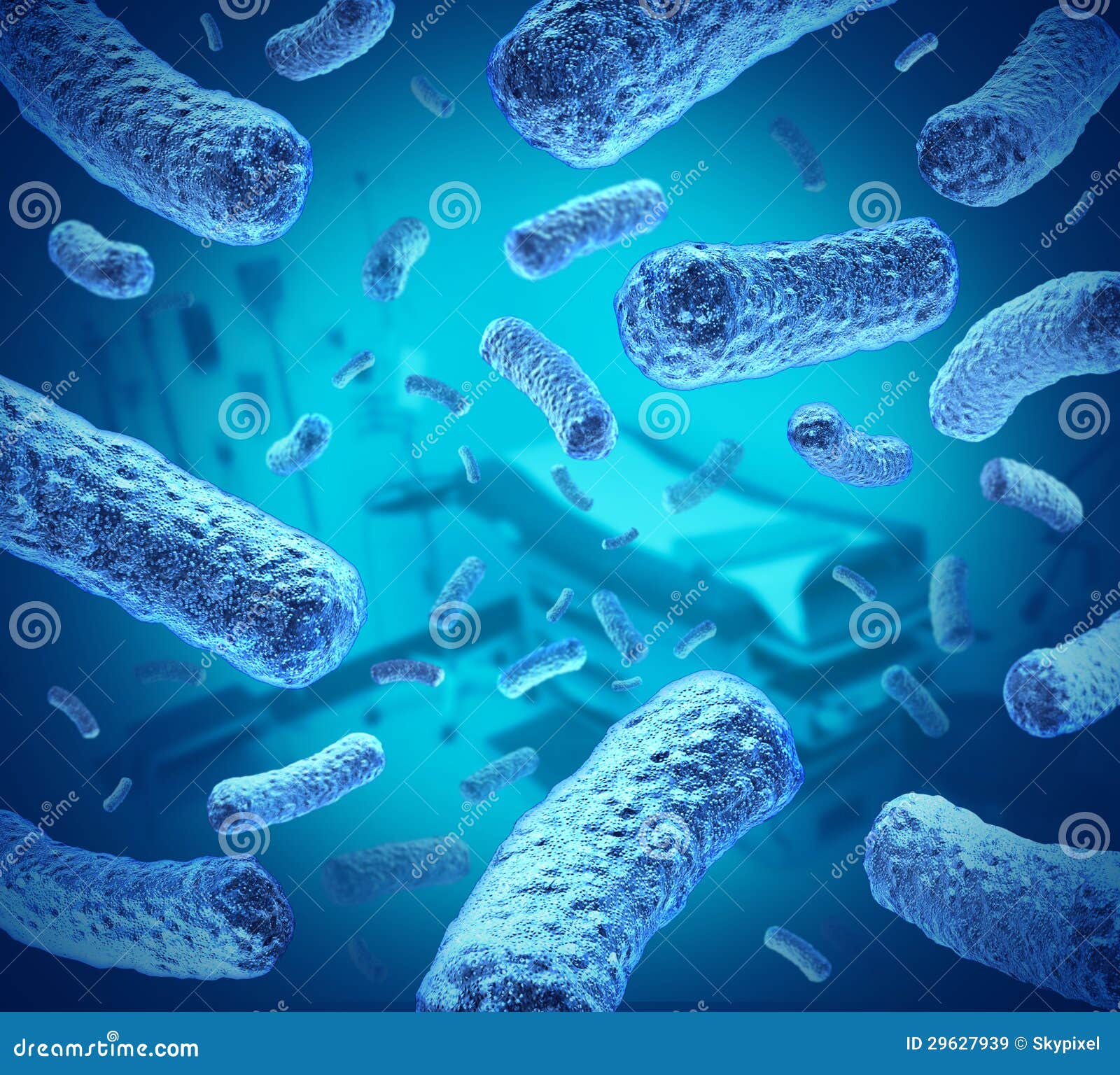 Germi dell'ospedale illustrazione di stock. Illustrazione di biologia ...