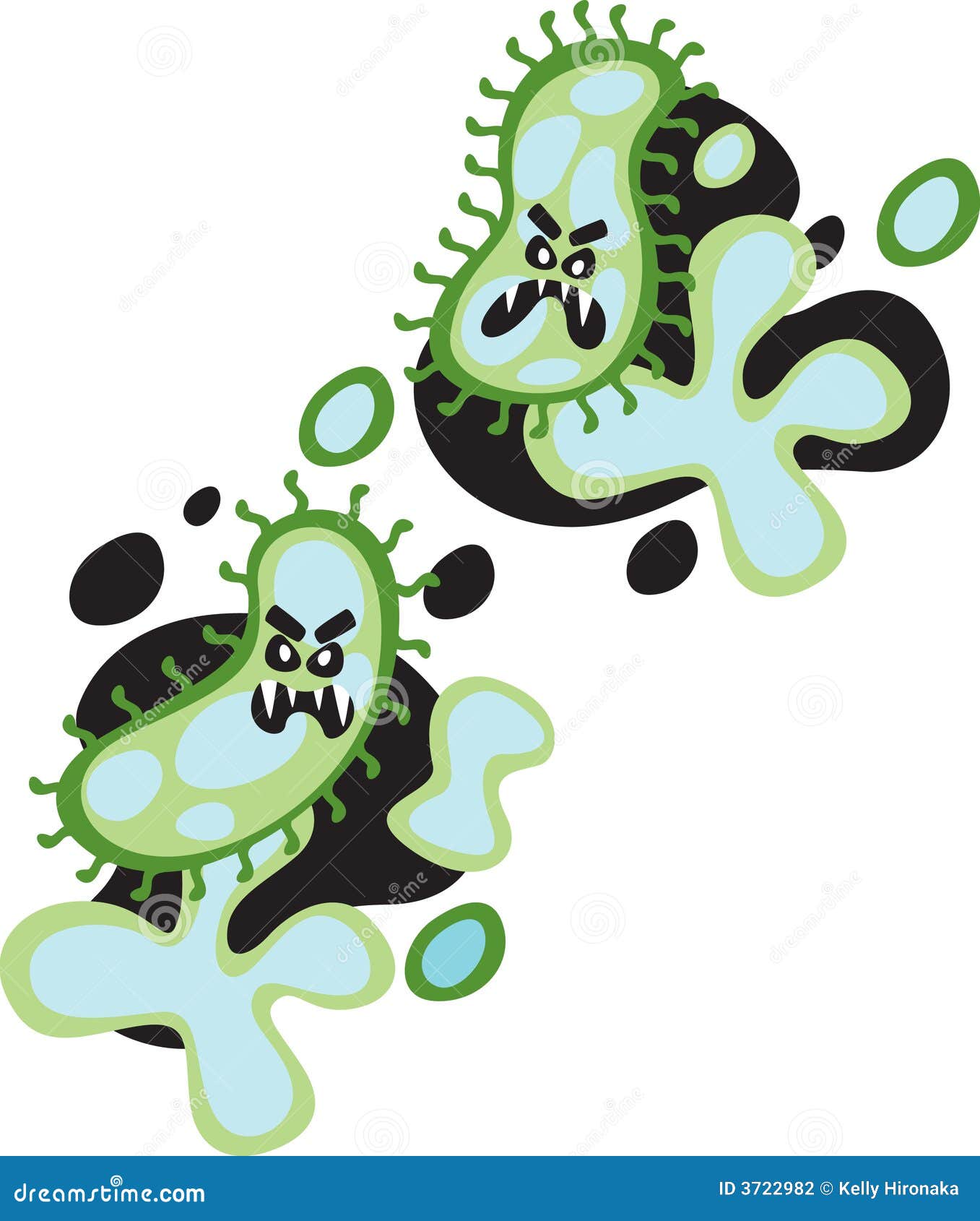 Germi Icky illustrazione di stock. Illustrazione di medicina - 3722982