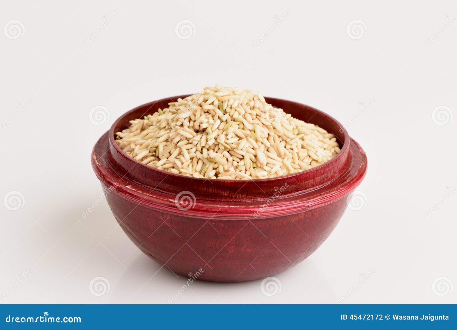 Germinated Brown Rice or GABA-rice. Stock Photo - Image of alzheimer ...