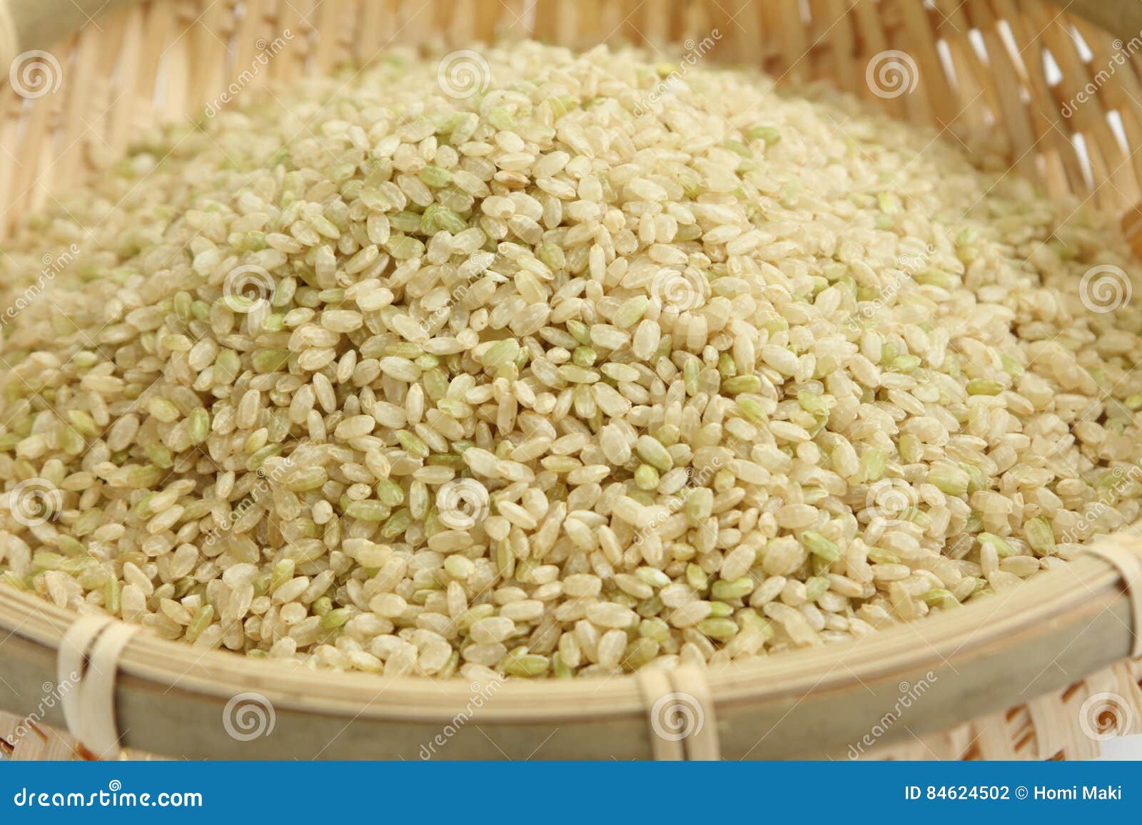 Germinated brown rice stock photo. Image of health, brown - 84624502