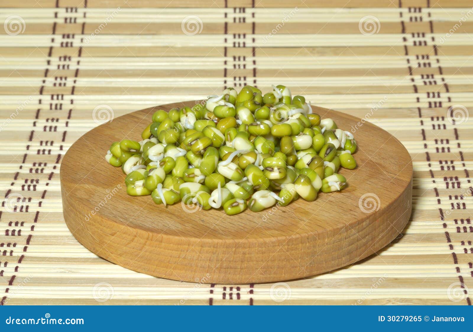 Germinated beans. stock image. Image of healthy, saucer - 30279265