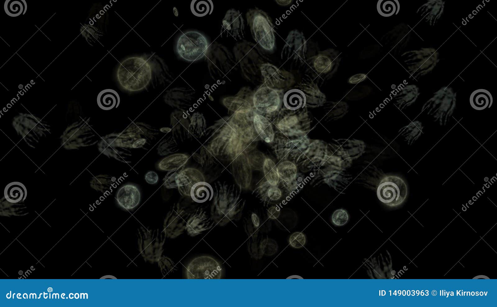 Microbes Multiply are Divided Moving. Stock Video - Video of infection ...