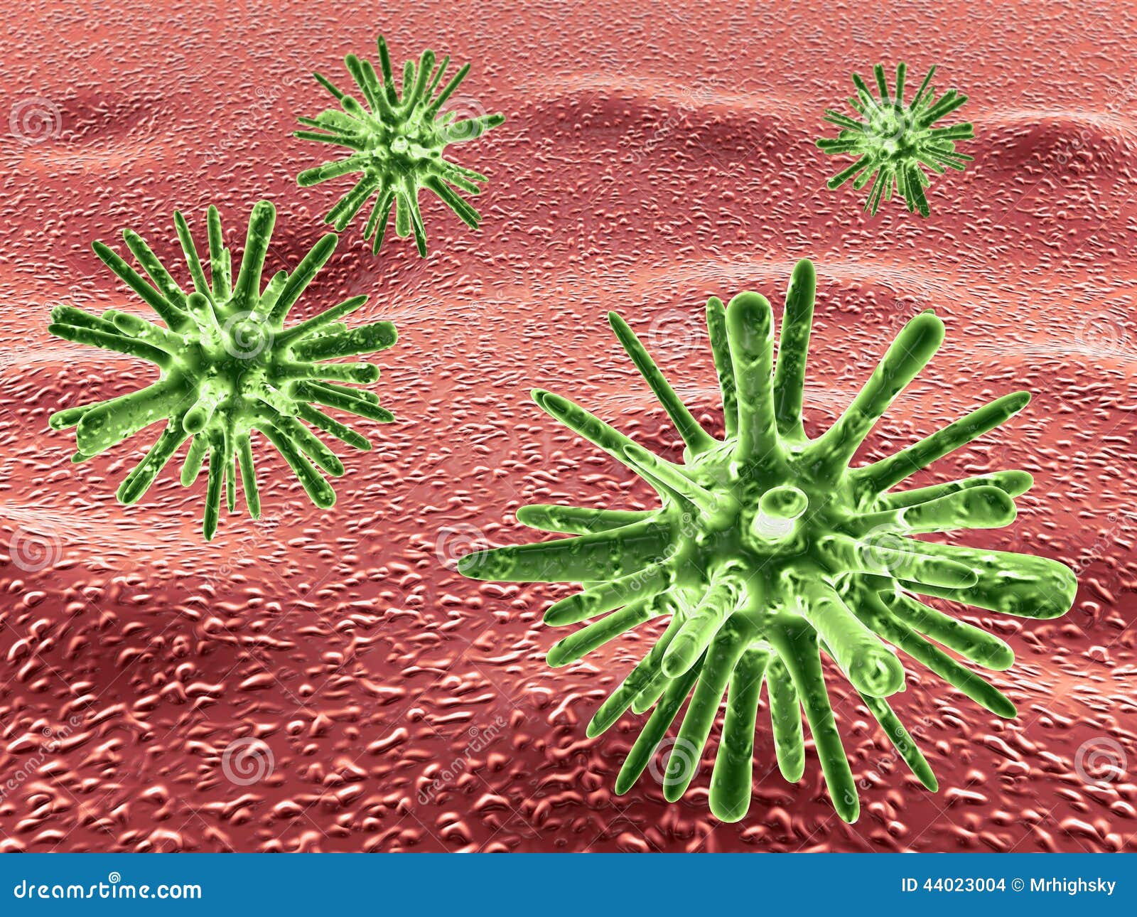 Germs in the body stock illustration. Illustration of color - 44023004