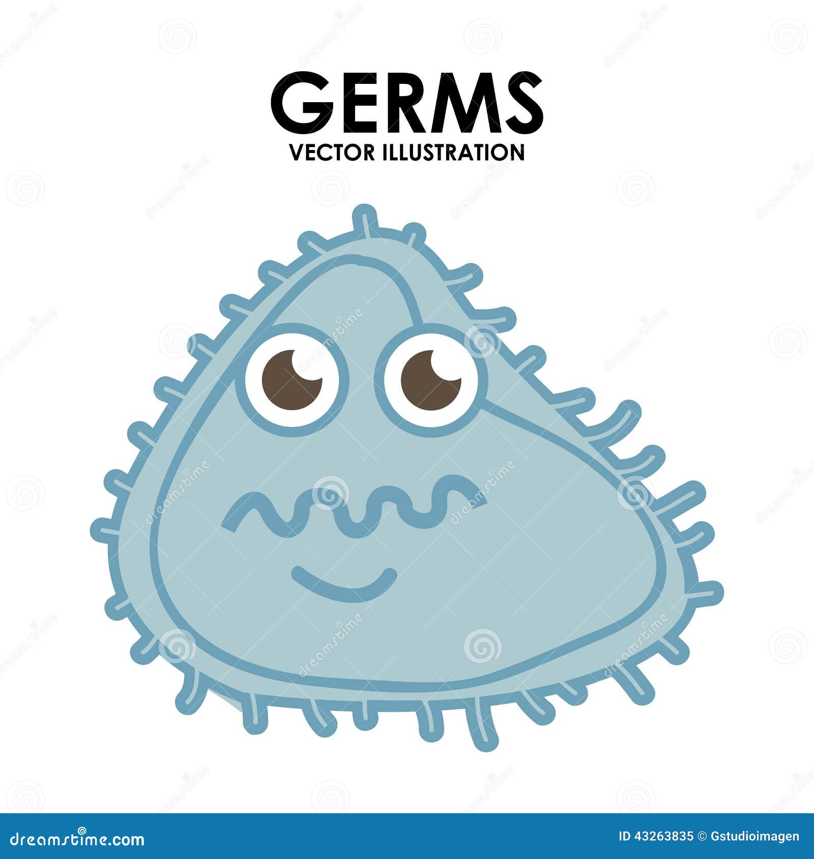 Germs design stock vector. Illustration of germs, filth - 43263835