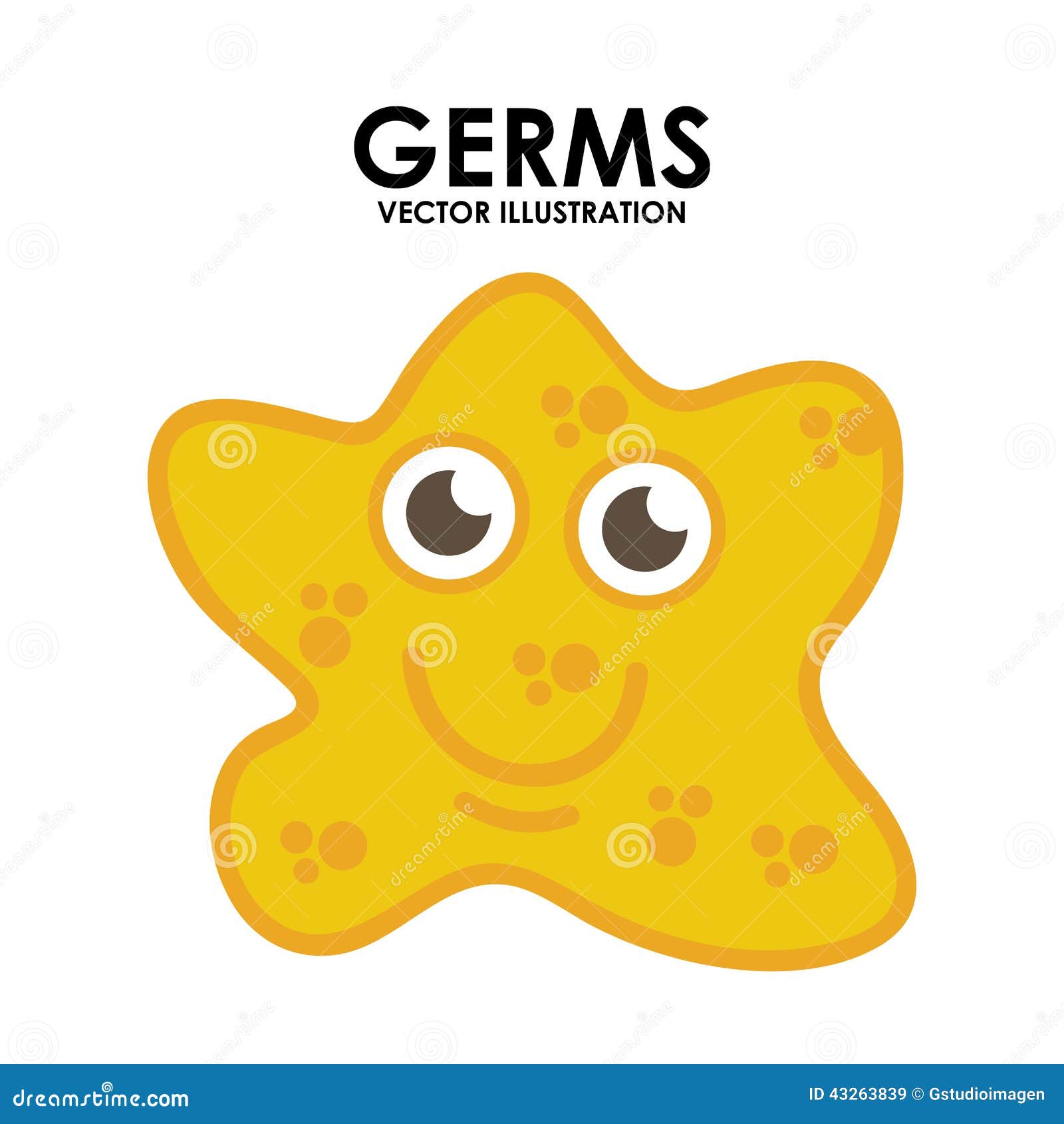 Germs design stock vector. Illustration of germs, star - 43263839