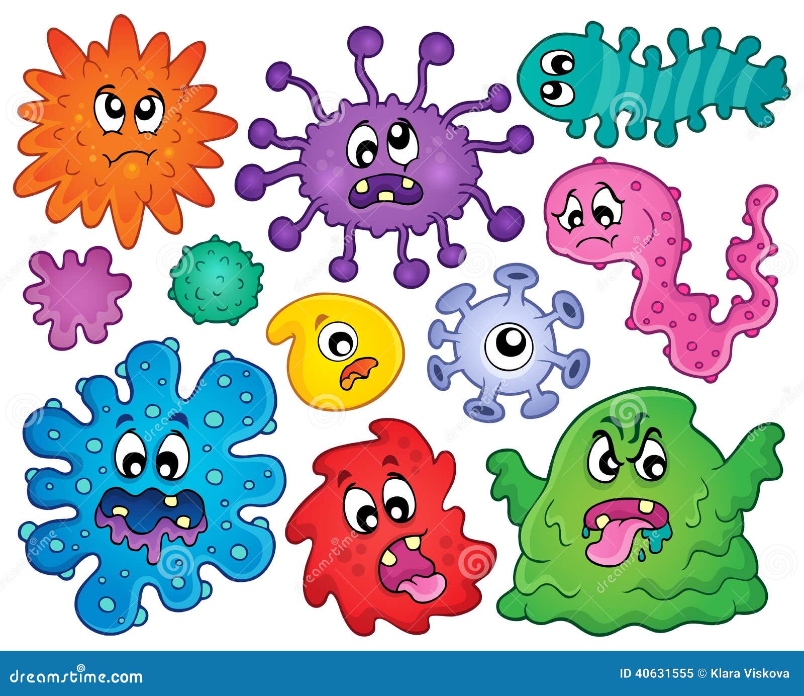 Germs theme set 1 stock vector. Illustration of artwork - 40631555