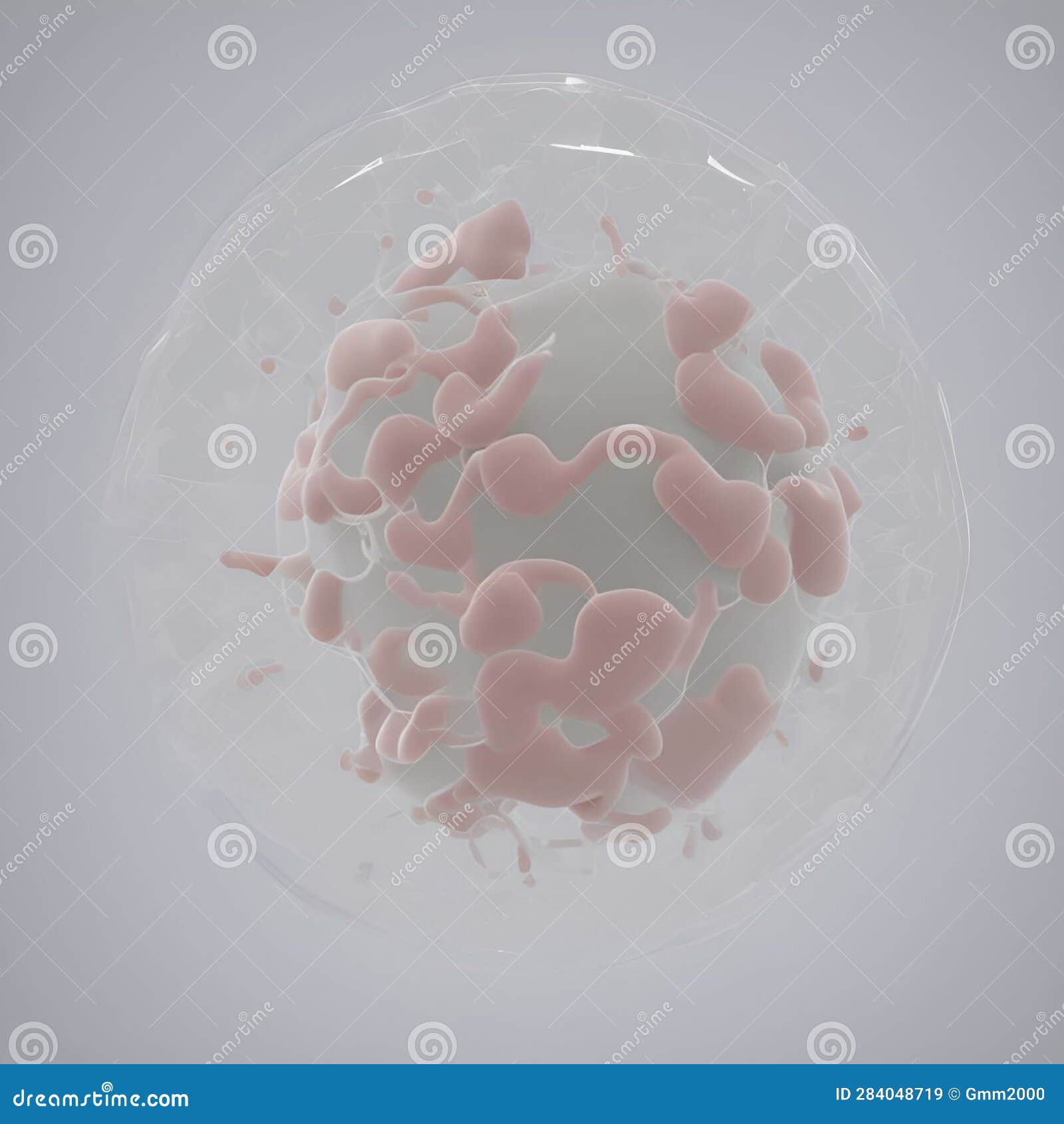 Germs Virus Bacteria Molecule Bubble Structure Hi Tech Background ...