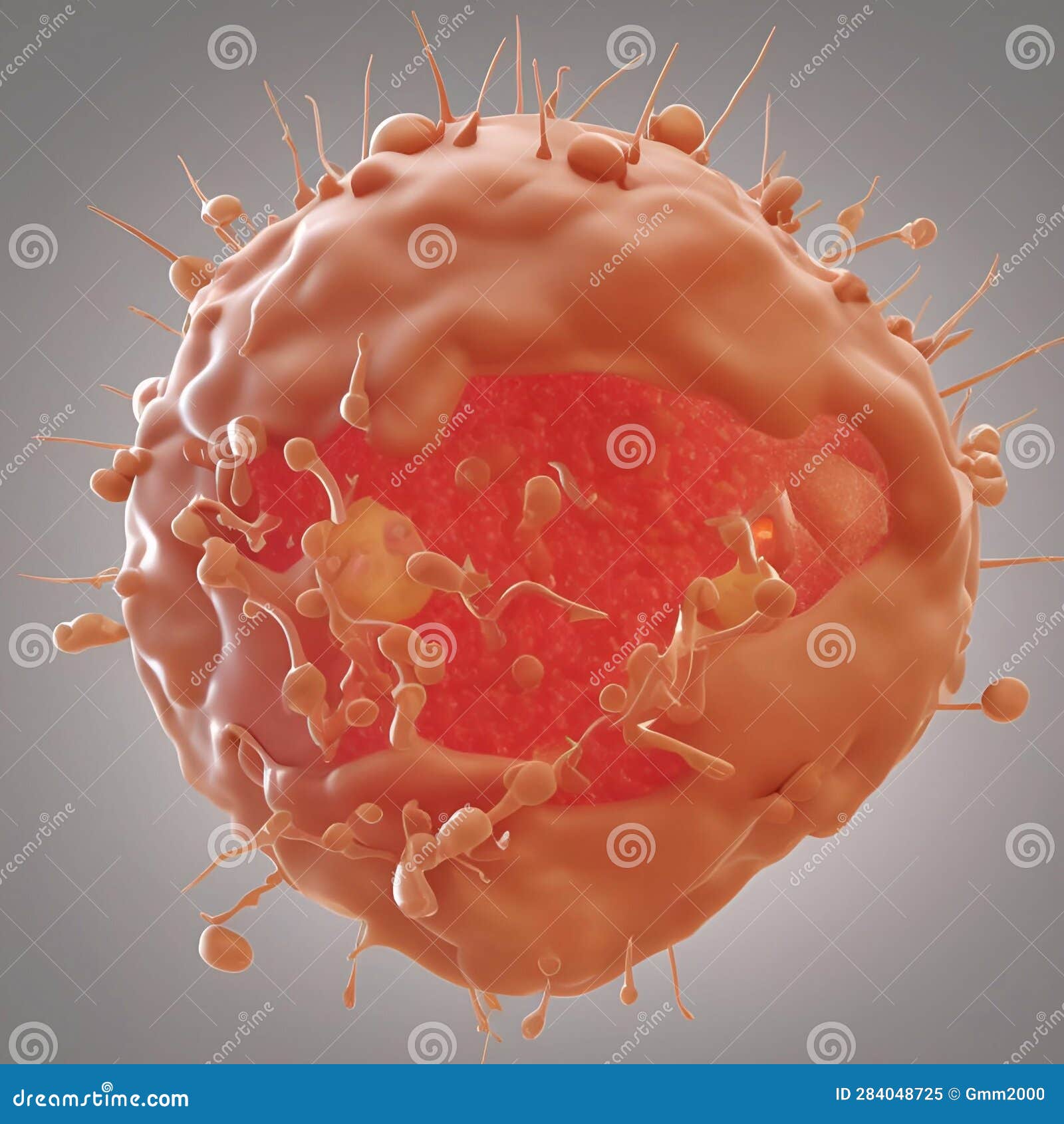 Germs Virus Bacteria Molecule Bubble Structure Hi Tech Background ...