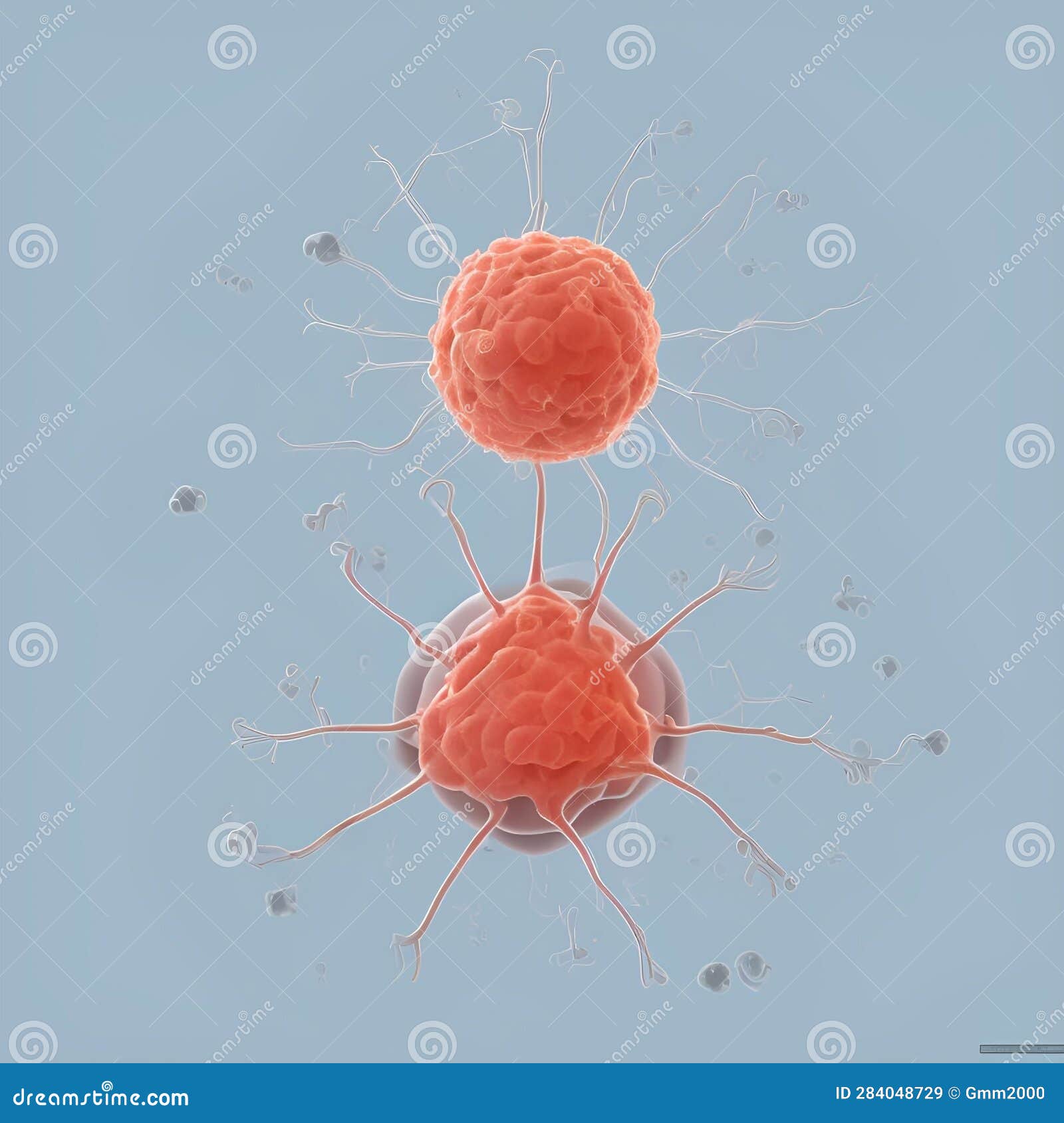 Germs Virus Bacteria Molecule Bubble Structure Hi Tech Background ...