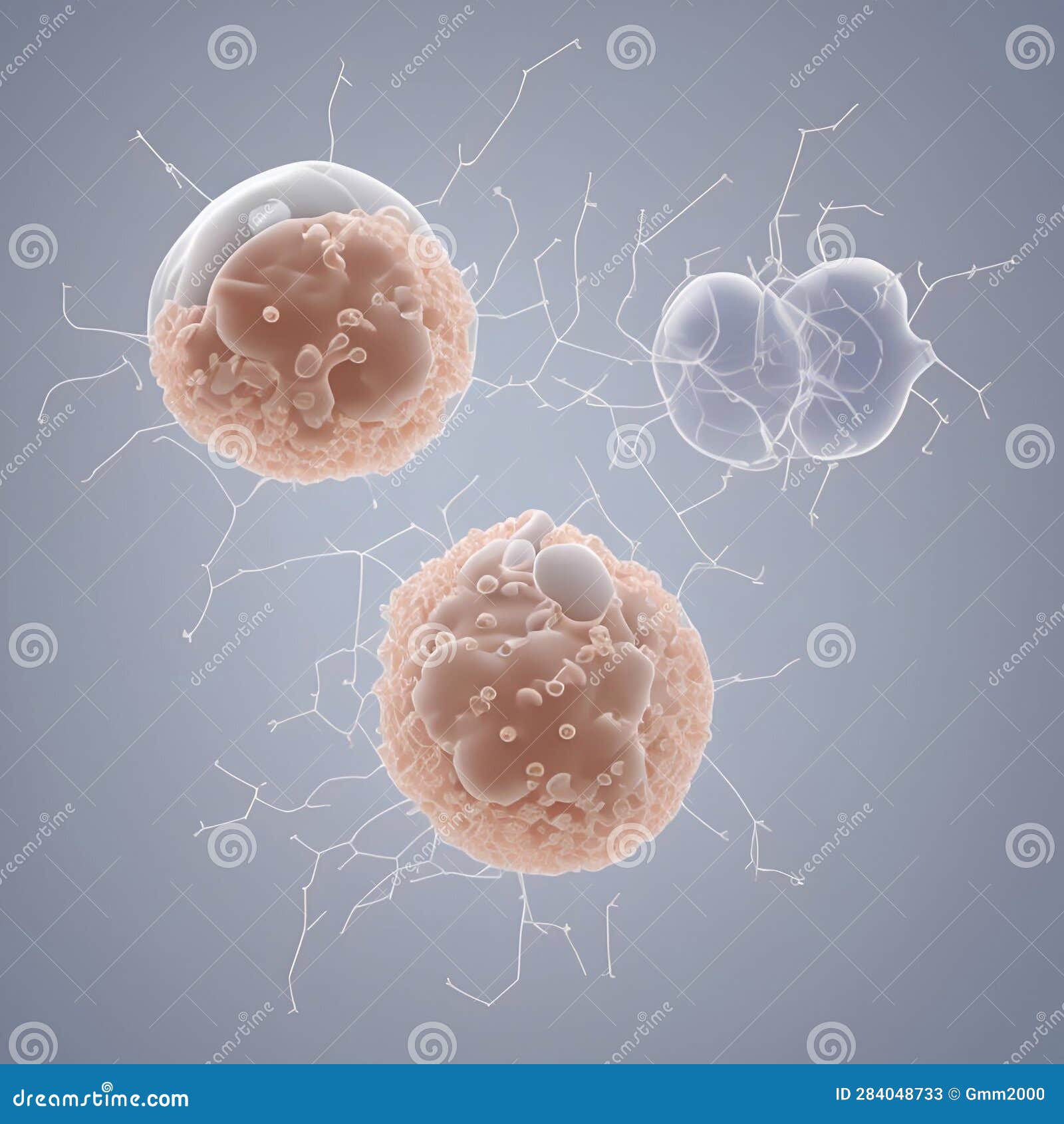 Germs Virus Bacteria Molecule Bubble Structure Hi Tech Background ...