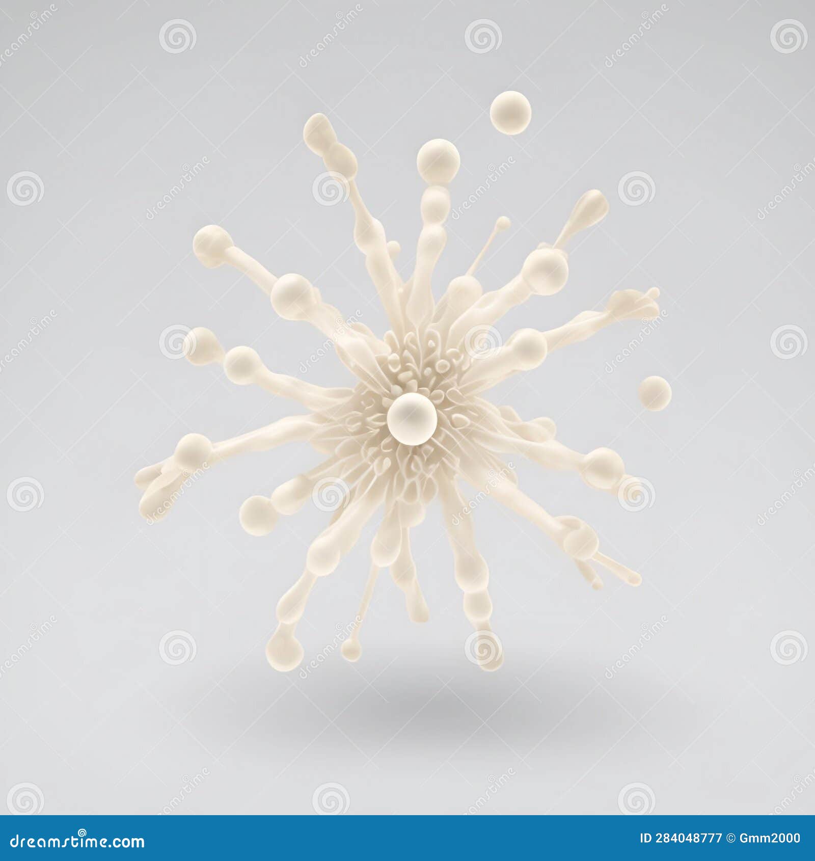 Germs Virus Bacteria Molecule Bubble Structure Hi Tech Background ...