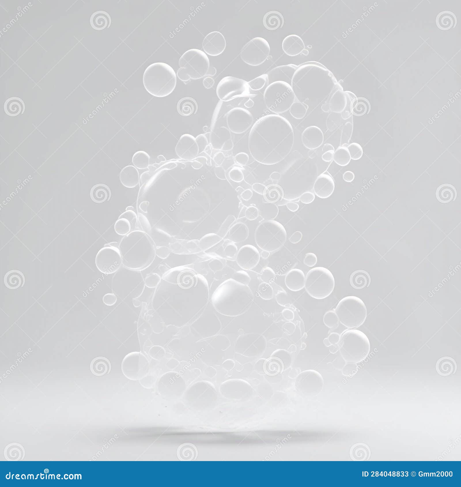 Germs Virus Bacteria Molecule Bubble Structure Hi Tech Background ...