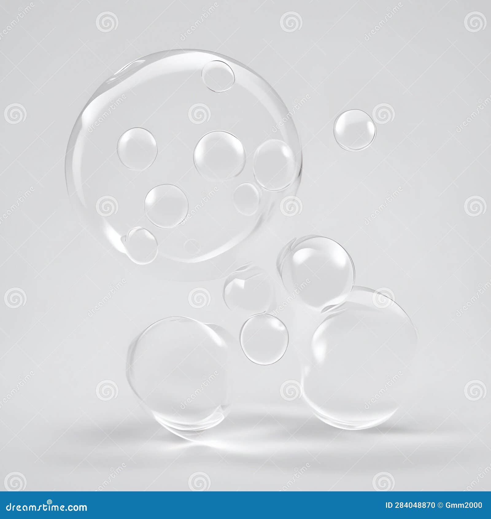 Germs Virus Bacteria Molecule Bubble Structure Hi Tech Background ...