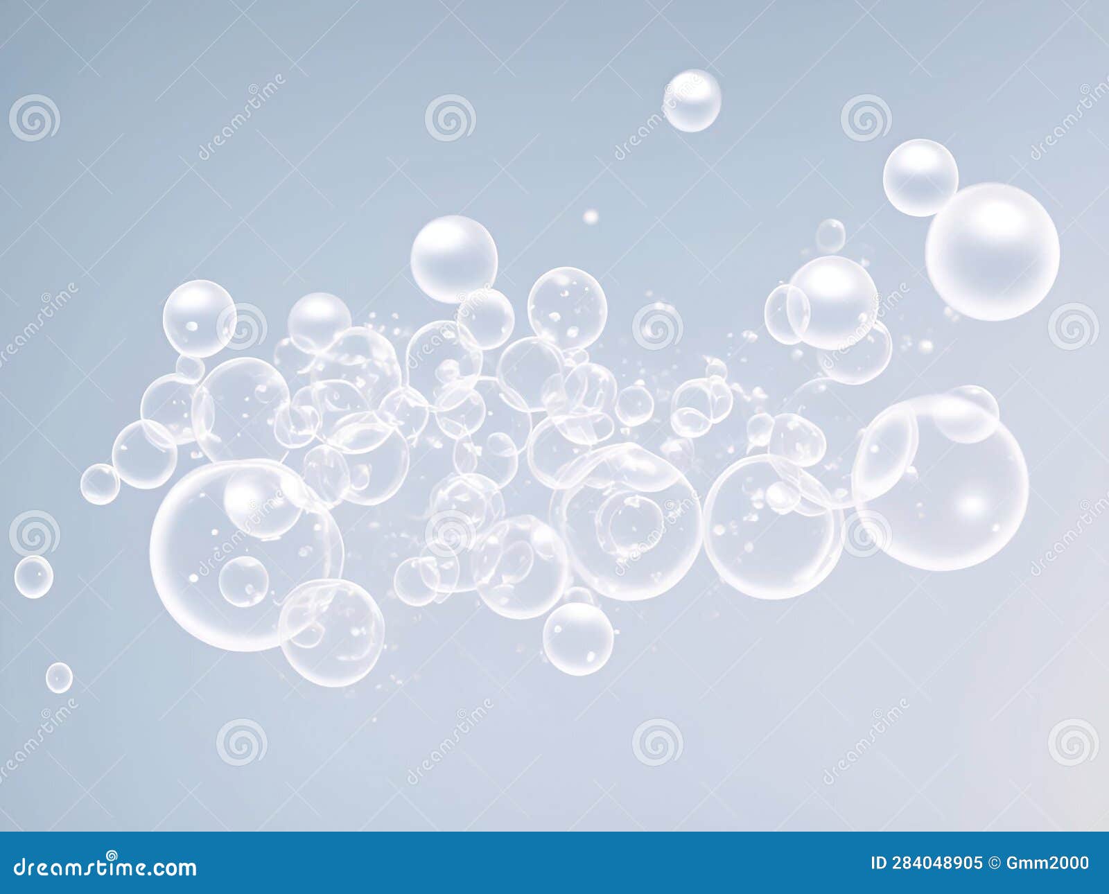 Germs Virus Bacteria Molecule Bubble Structure Hi Tech Background ...