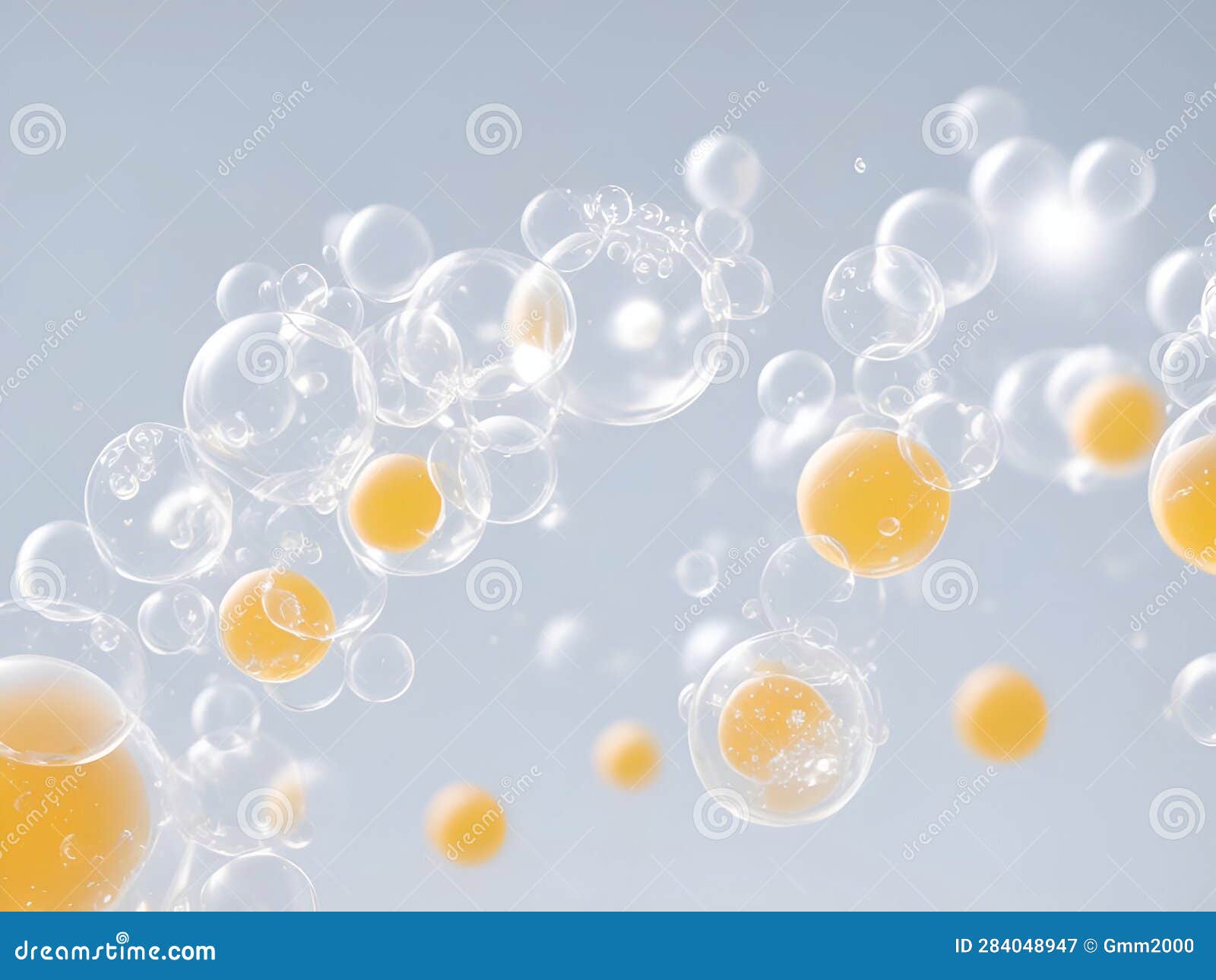 Germs Virus Bacteria Molecule Bubble Structure Hi Tech Background ...