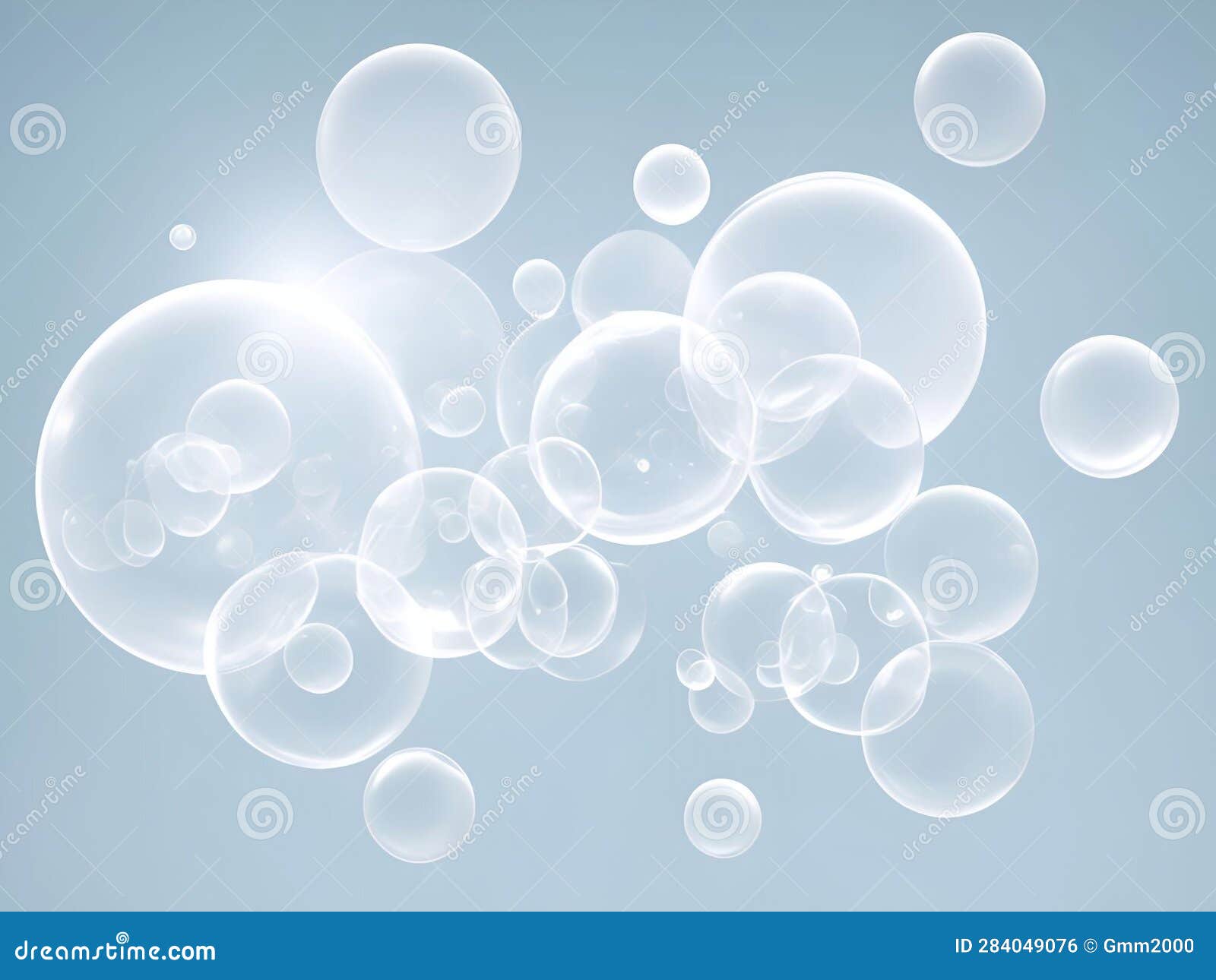Germs Virus Bacteria Molecule Bubble Structure Hi Tech Background ...