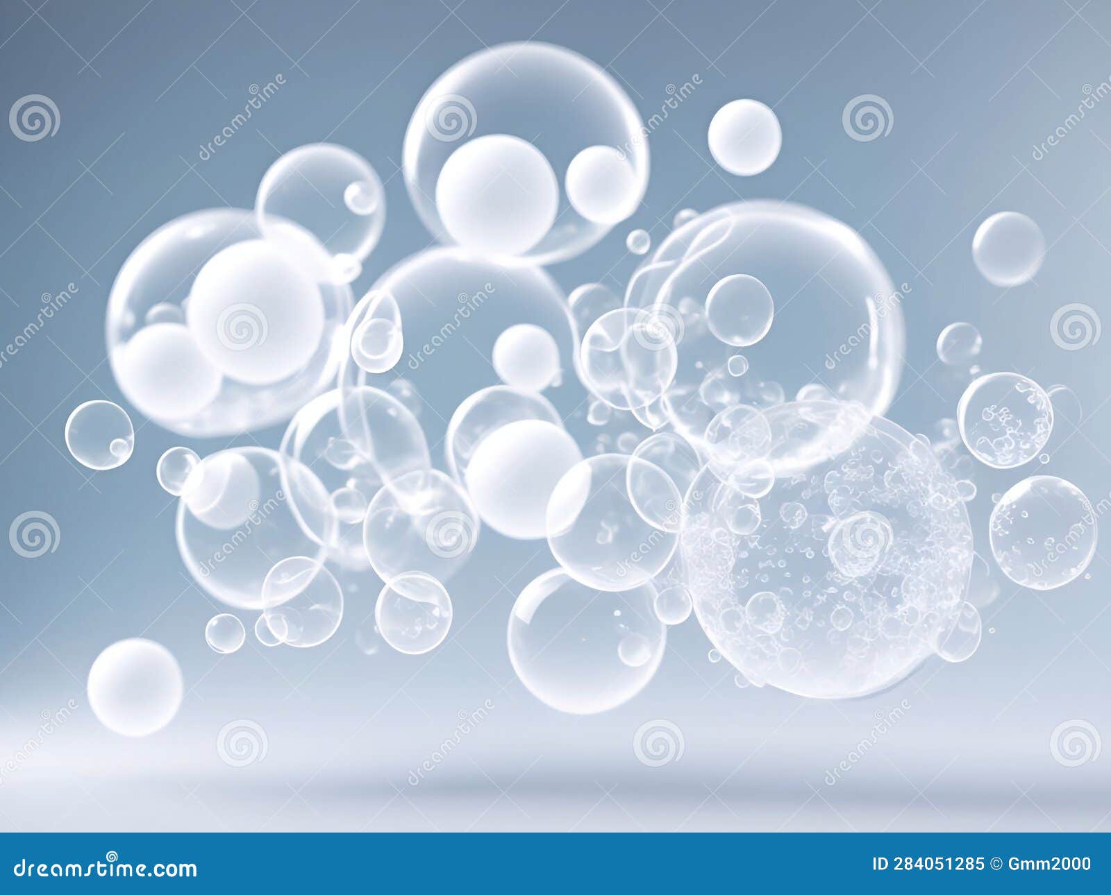 Germs Virus Bacteria Molecule Bubble Structure Hi Tech Background ...