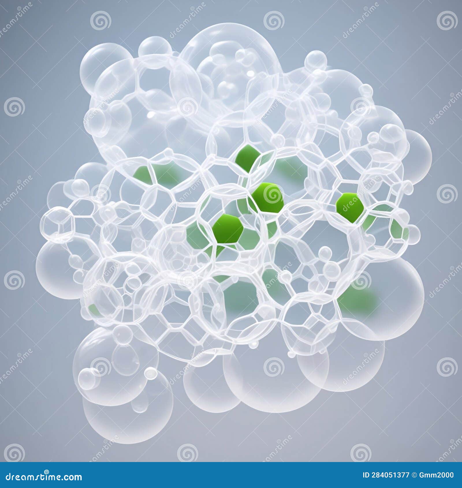 Germs Virus Bacteria Molecule Bubble Structure Hi Tech Background ...