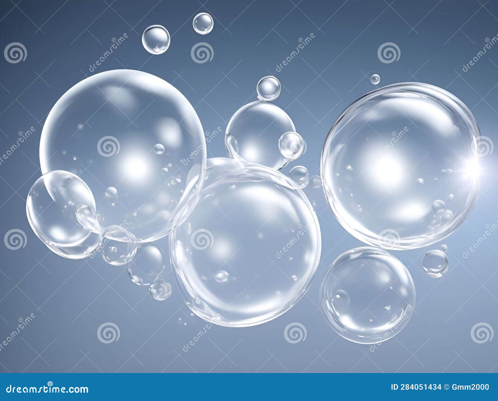 Germs Virus Bacteria Molecule Bubble Structure Hi Tech Background ...