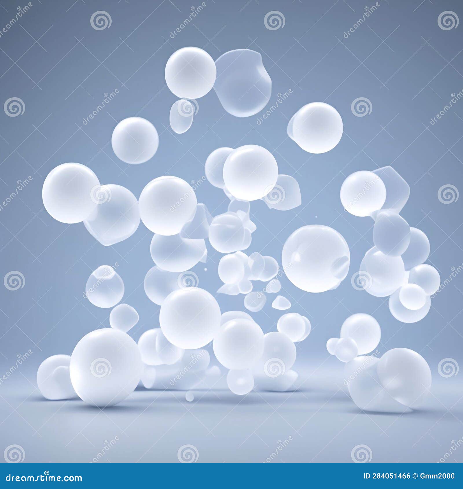 Germs Virus Bacteria Molecule Bubble Structure Hi Tech Background ...