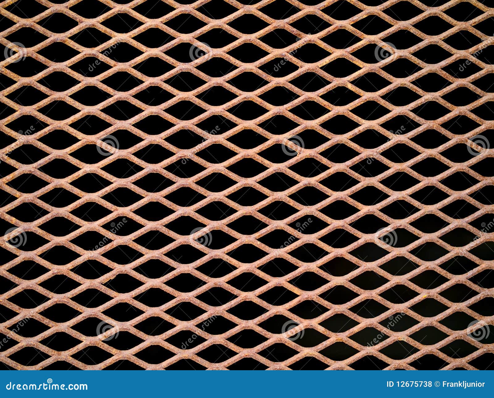 Geroeste metaalrooster stock foto. Image of ijzer, antiquiteit - 12675738