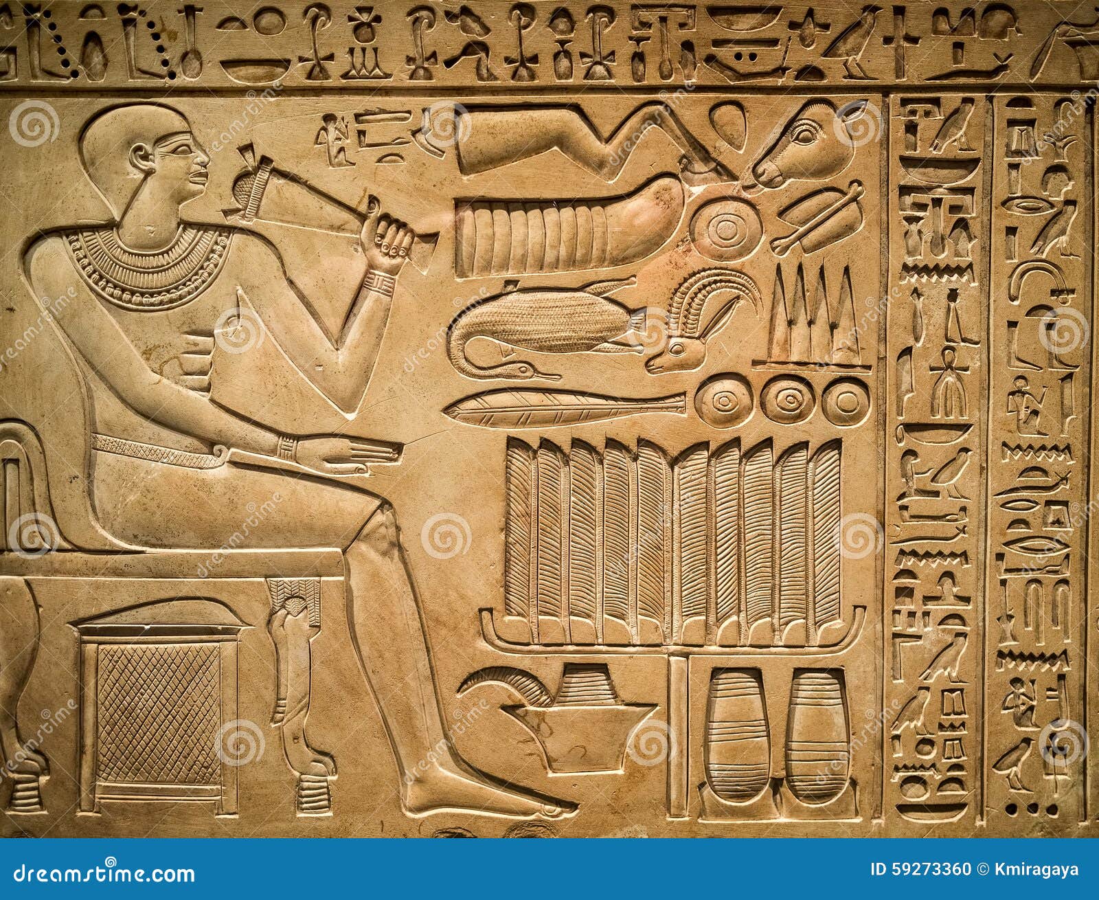 Geroglifico Egiziano Antico Fotografia Stock - Immagine di sfondo ...