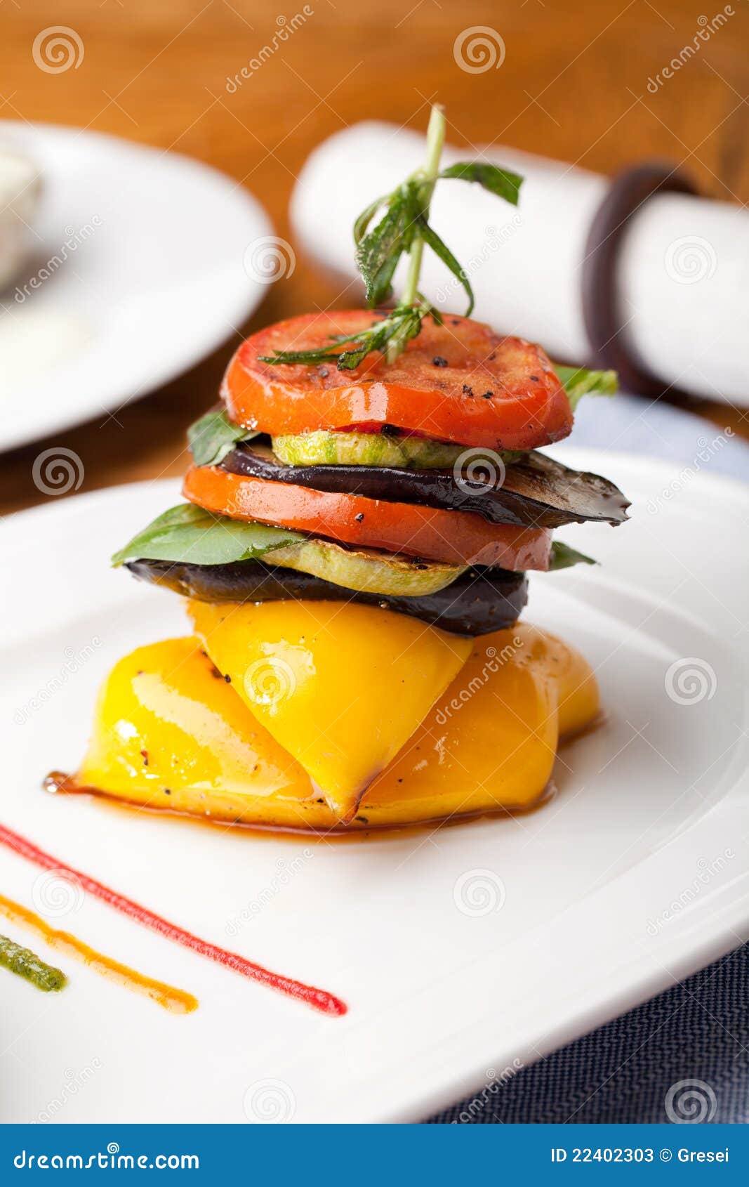 Geroosterd Plantaardig Voedsel Stock Afbeelding - Image of voedsel ...