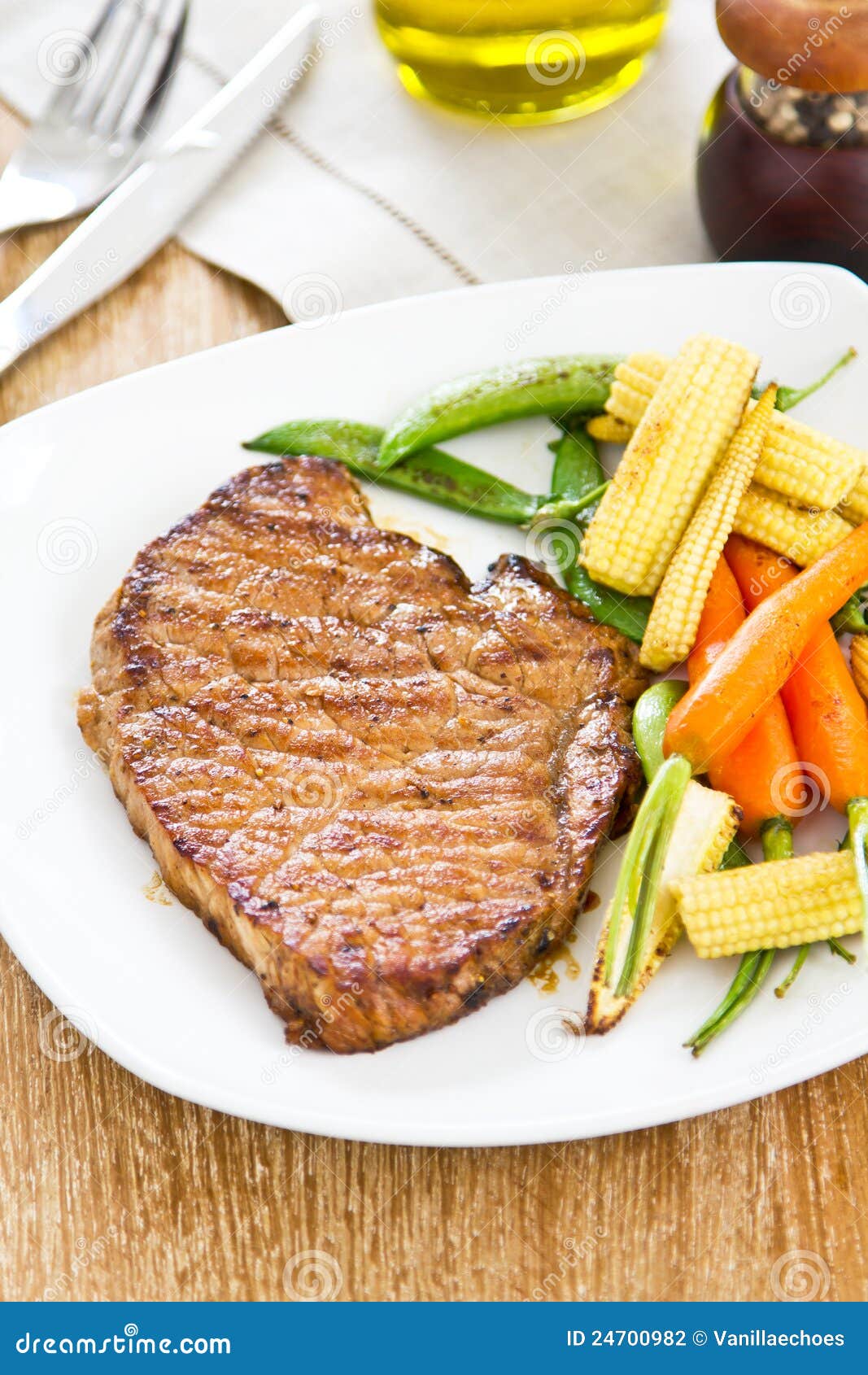 Geroosterd Rundvlees [het Lapje Vlees Van Het Rundvlees] Stock Foto ...