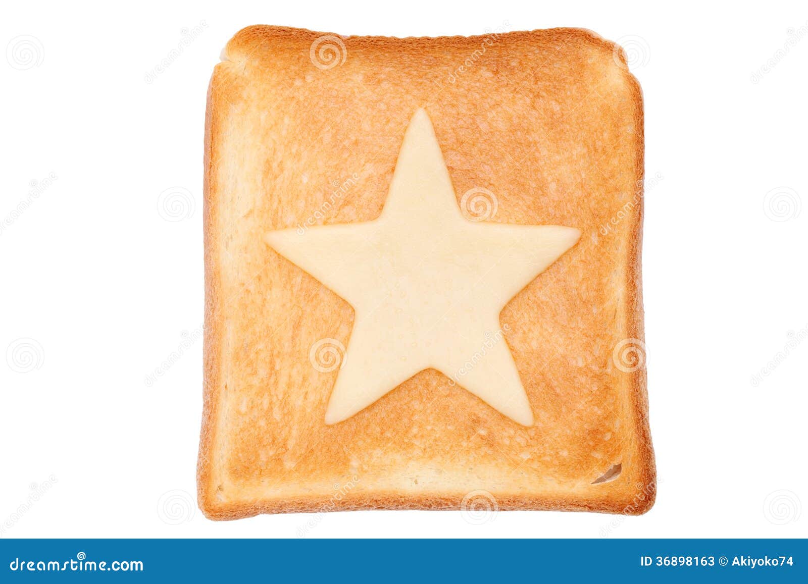 Geroosterde boterham stock afbeelding. Image of geïsoleerd - 36898163
