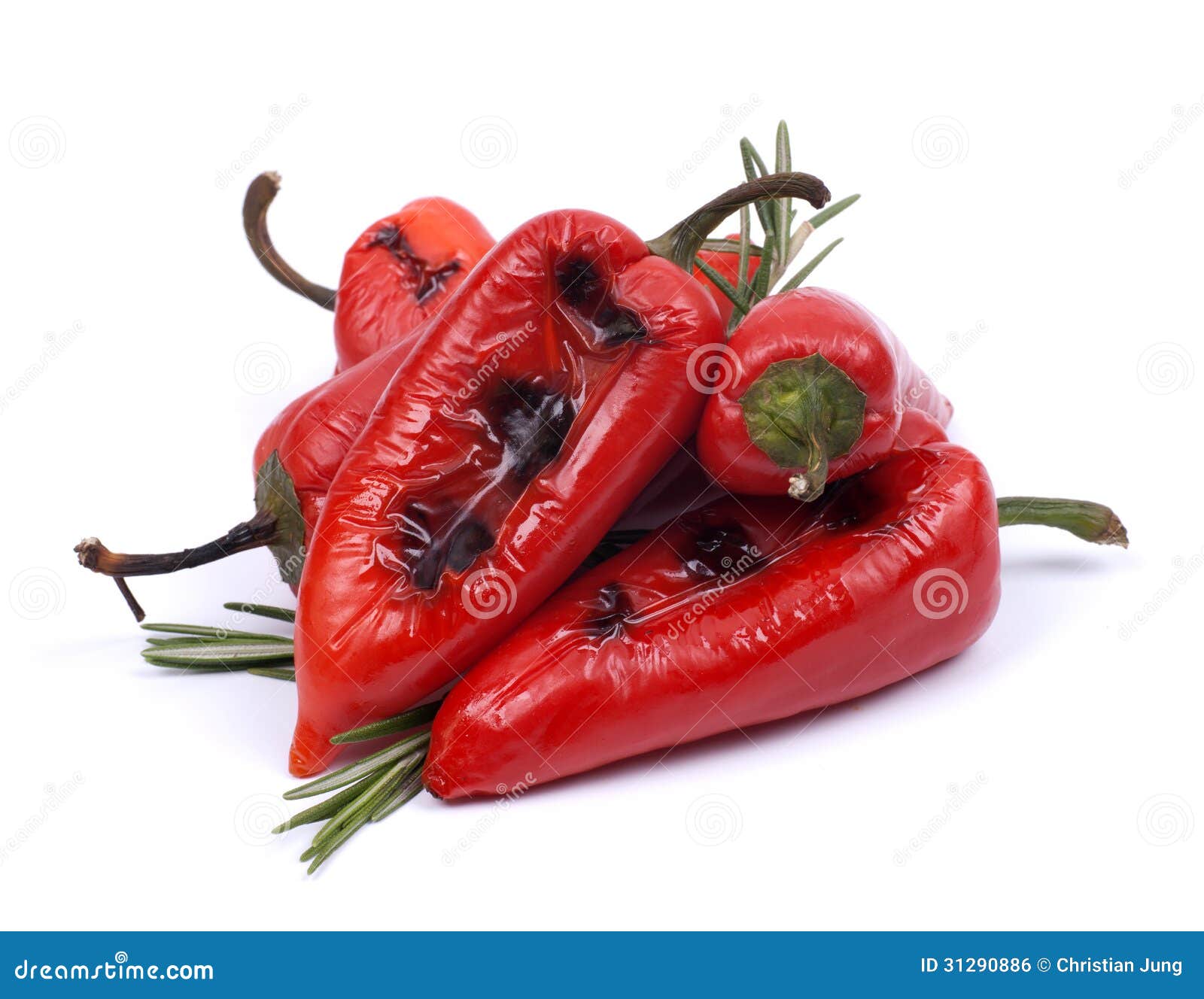 Geroosterde rode paprika stock foto. Image of tijd, rijp - 31290886